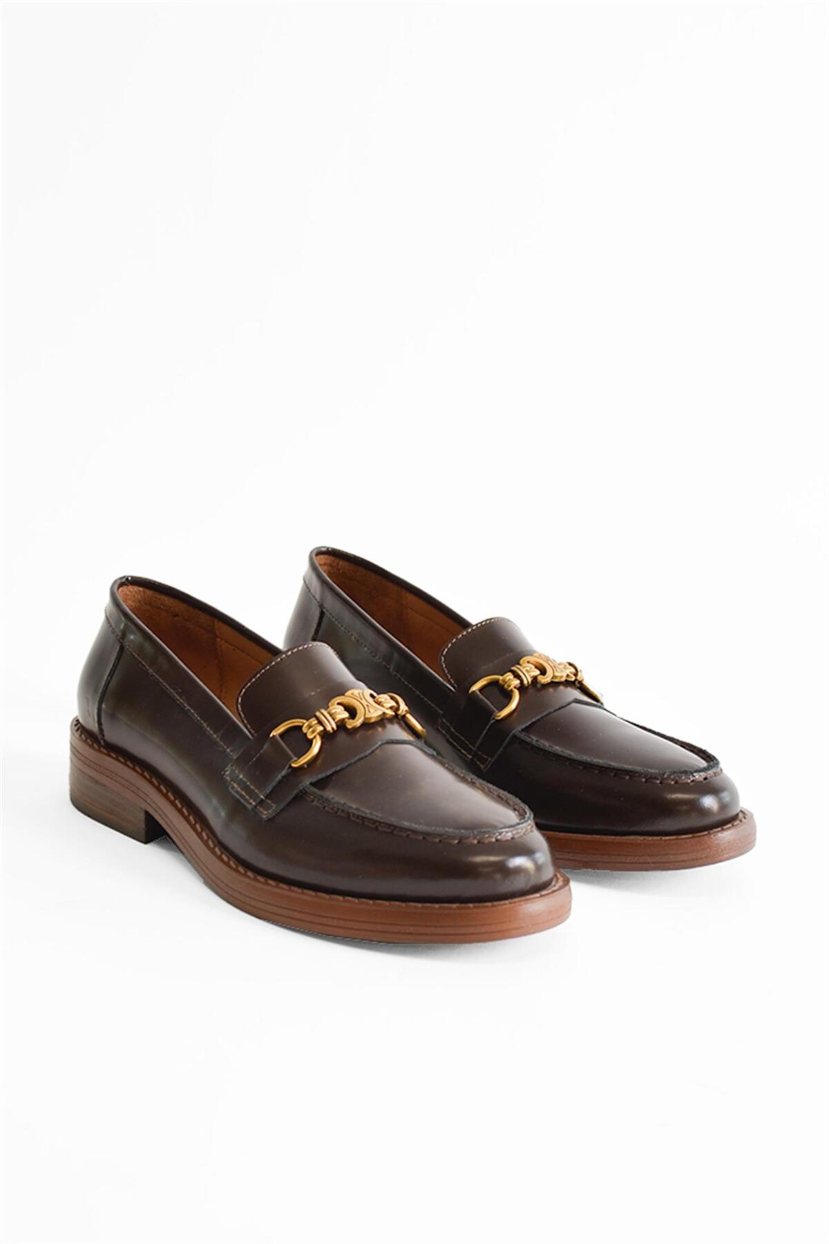 Shoes & More PERLINA - Kahve Deri - Loafer - Fiyatı, Yorumları