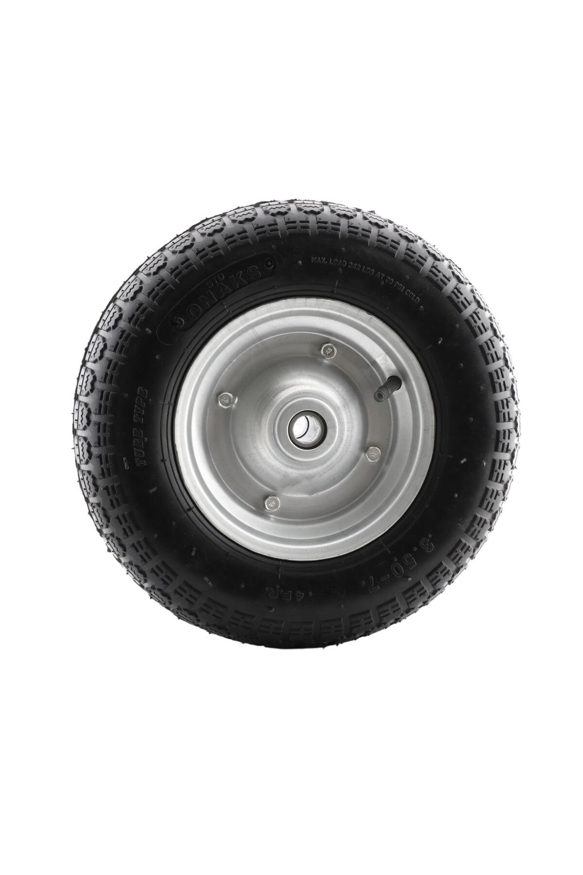 Badem10 El Arabası Yük Taşıma Tekeri Bilyeli Rulmanlı Havalı Dubleks ...