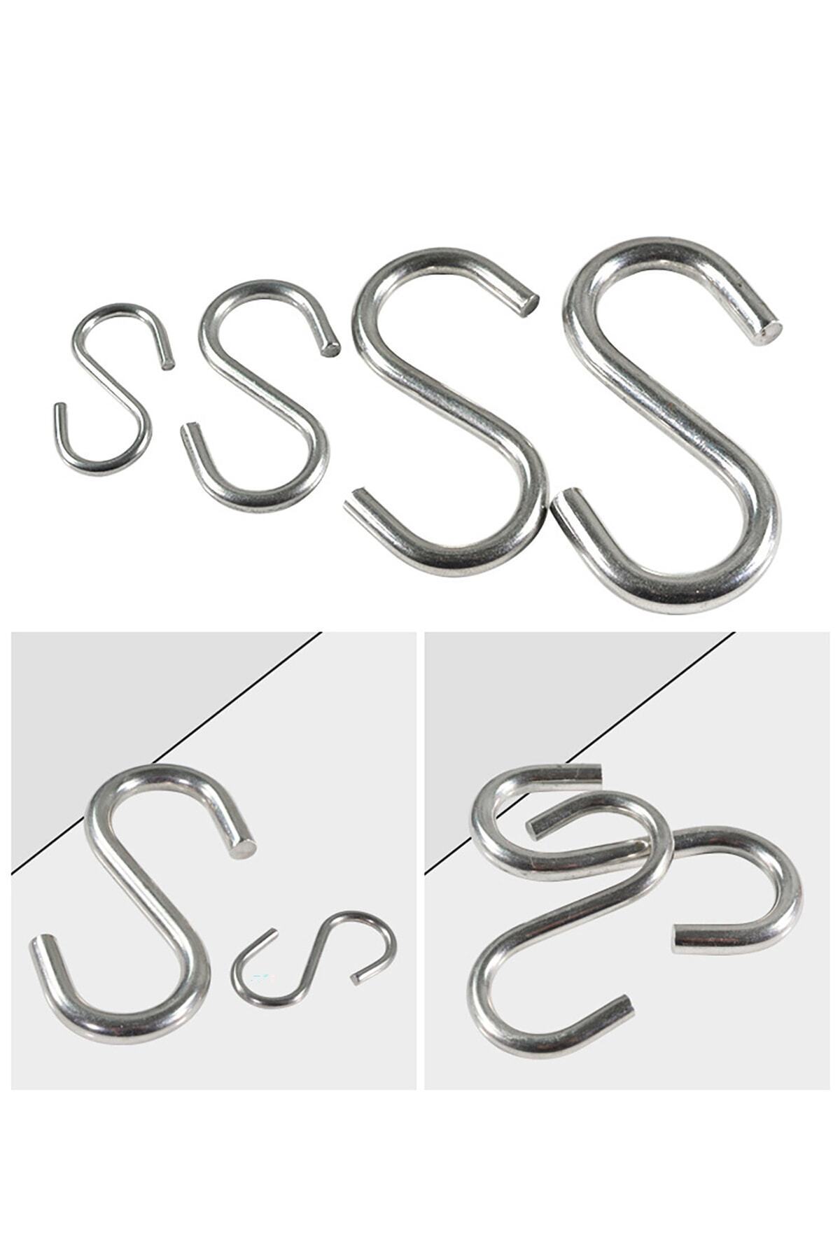 Etsylight 6 cm, S kanca, Askı Kanca, Metal Kanca, Makrome Kanca ...