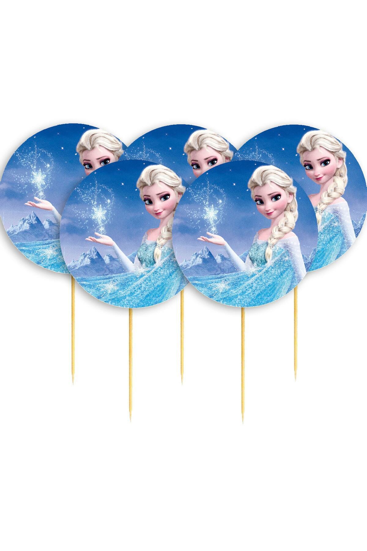 Beyazhediye Elsa 10 Lu 4 Cm Yuvarlak Hazır Pasta Kürdanı Üstü Süsü ...