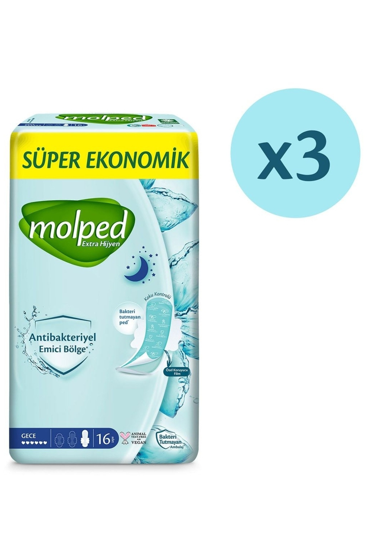 Molped Extra Hijyen Gece Süper Avantaj Paketi 48 Adet Fiyatı, Yorumları ...