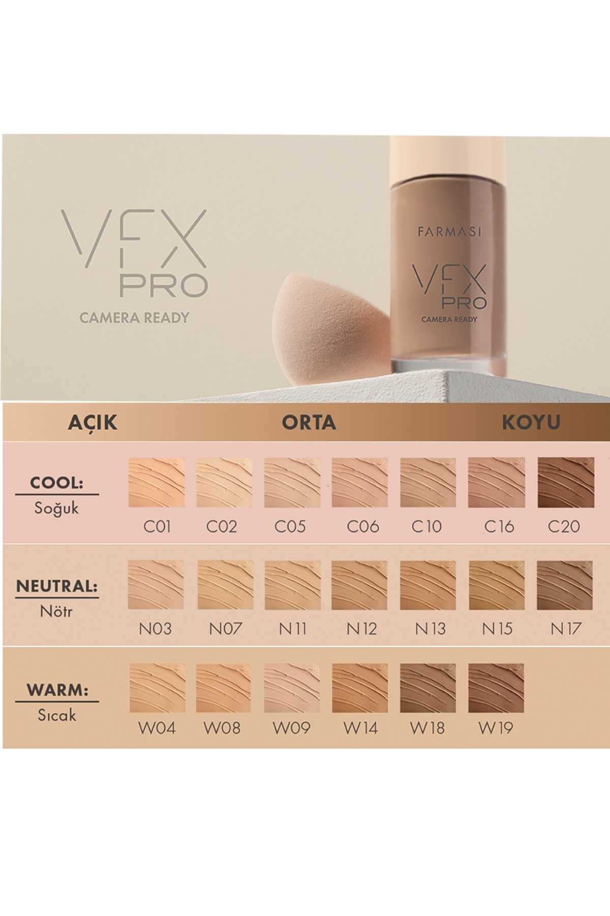 Farmasi Vfx Pro Camera Ready Fondöten N12 30 Ml Fiyatı, Yorumları ...