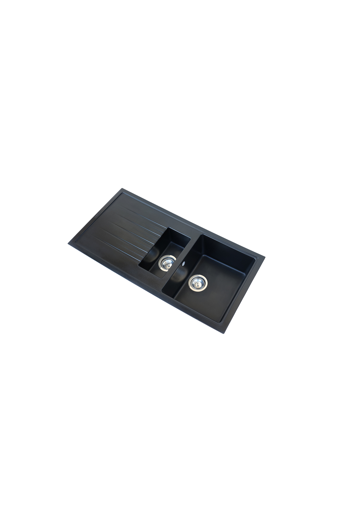 Vinox I I Granit Eviye Siyah 1,5 Göz Damlalıklı Mutfak Evyesi 100x50cm (VX-100) Fiyatı ...