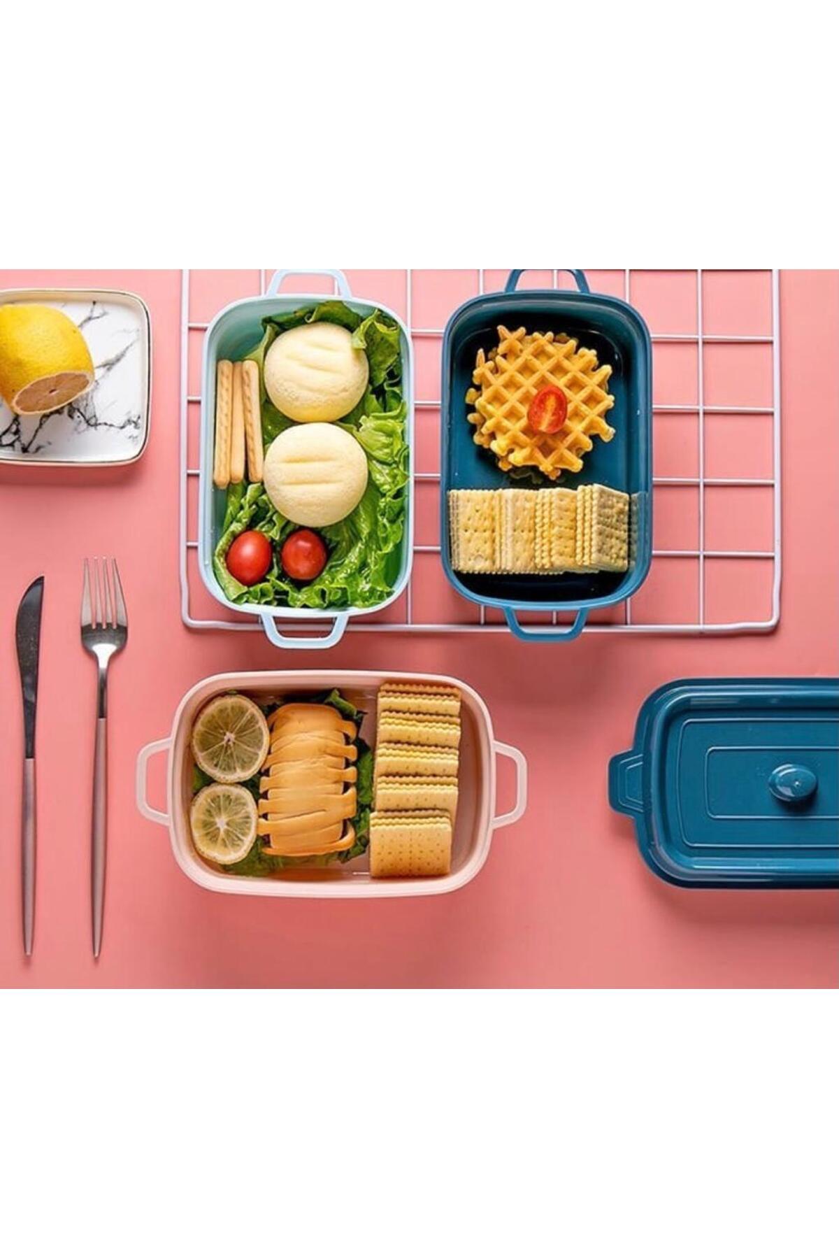 Madame Kitchen 2 Adet Çok Amaçlı Kapaklı Pratik Saklama Kabı Fiyatı ...