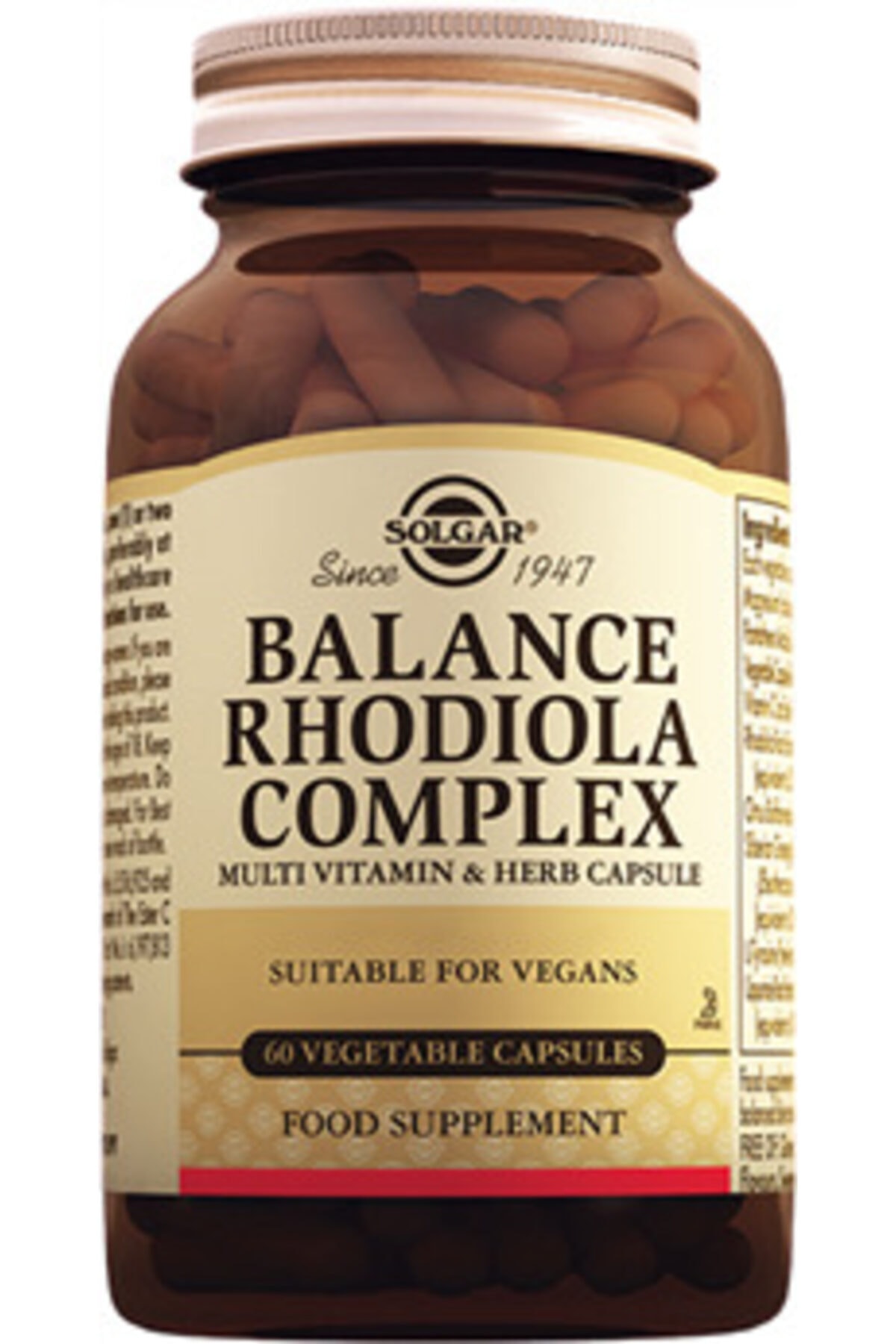 Solgar Balance Rhodiola Complex 60 Kapsül Fiyatı, Yorumları - Trendyol