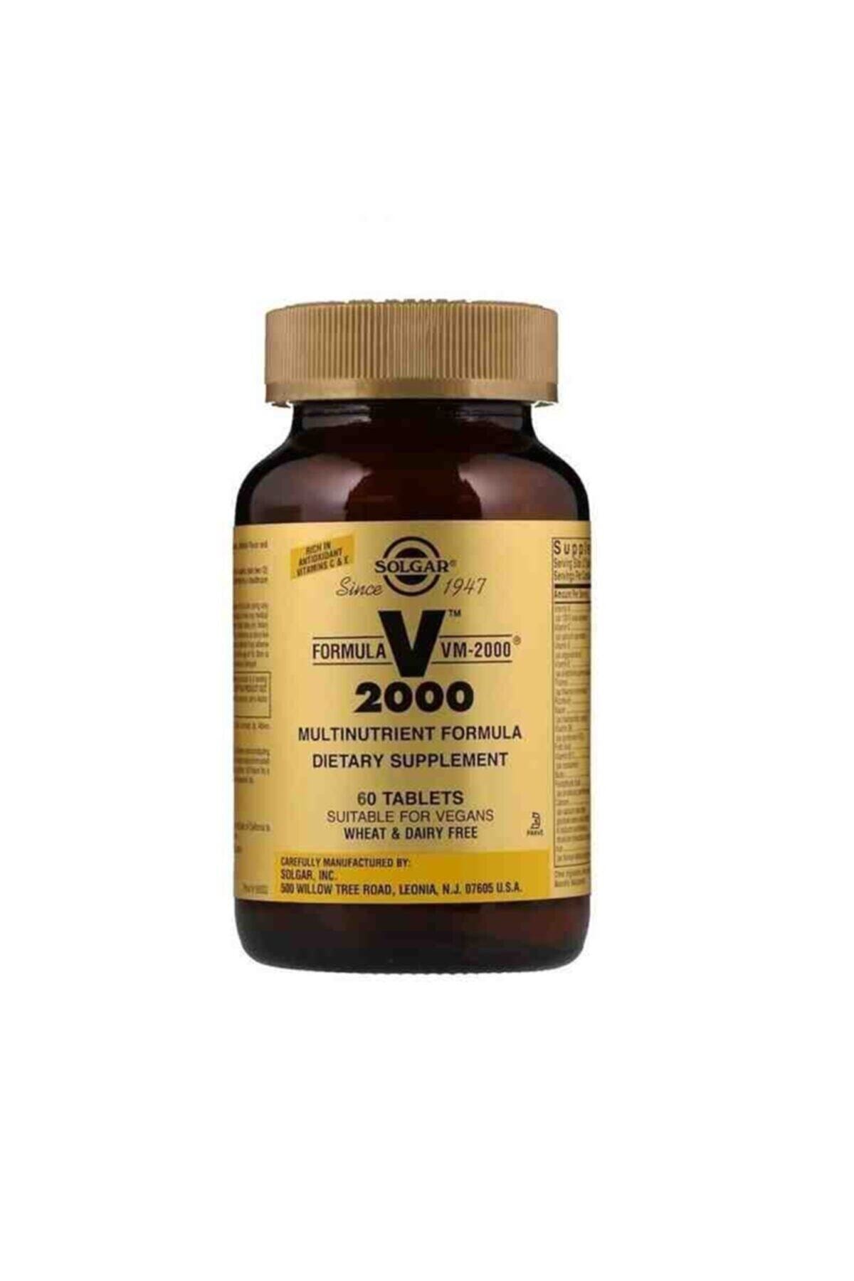 Solgar Vm 2000 Multivitamin 60 Tablet Fiyatı, Yorumları - Trendyol