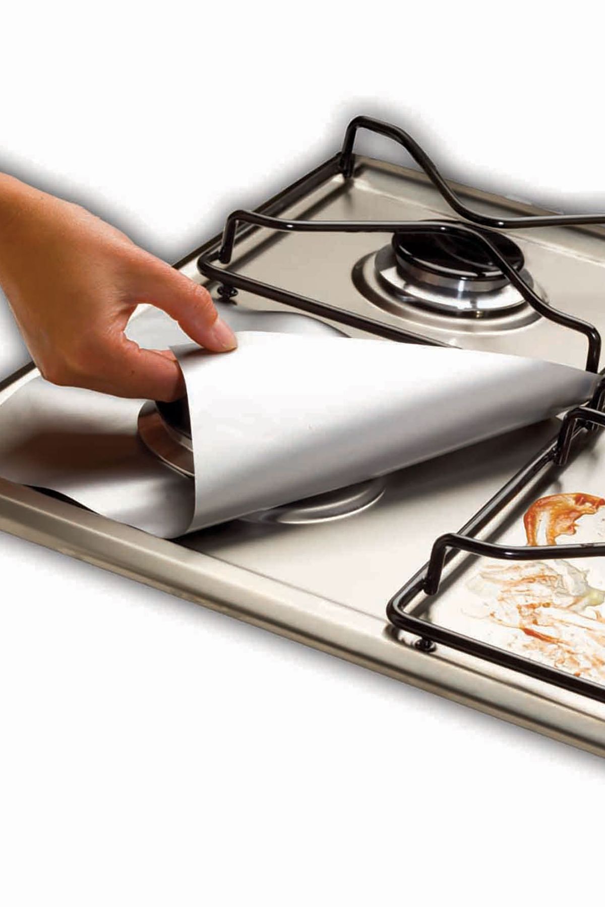 NoStik 4'lü Ocak Üstü Koruyucu Set Gümüş Fiyatı, Yorumları - Trendyol