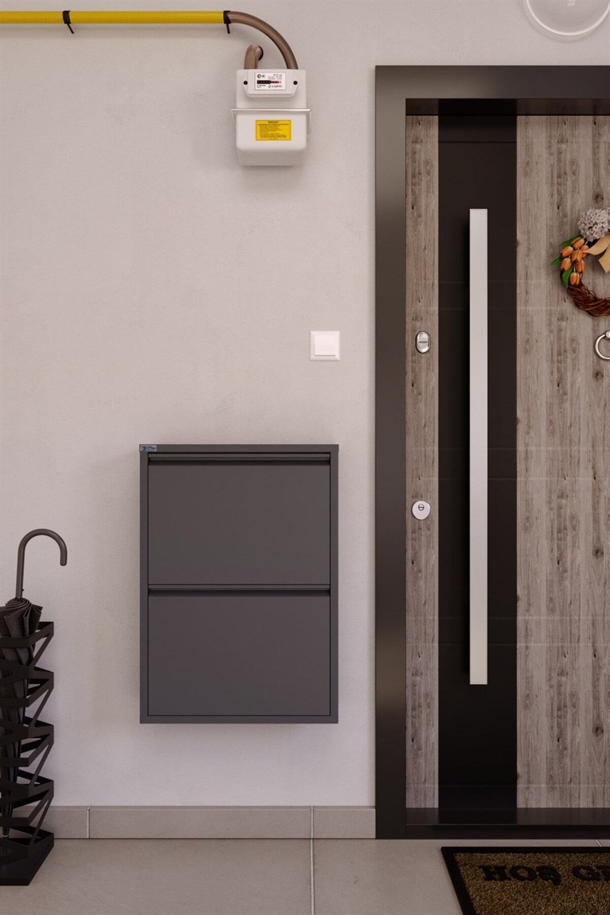 Ceha 2'li Metal Ayakkabılık - Antrasit Fiyatı, Yorumları - Trendyol