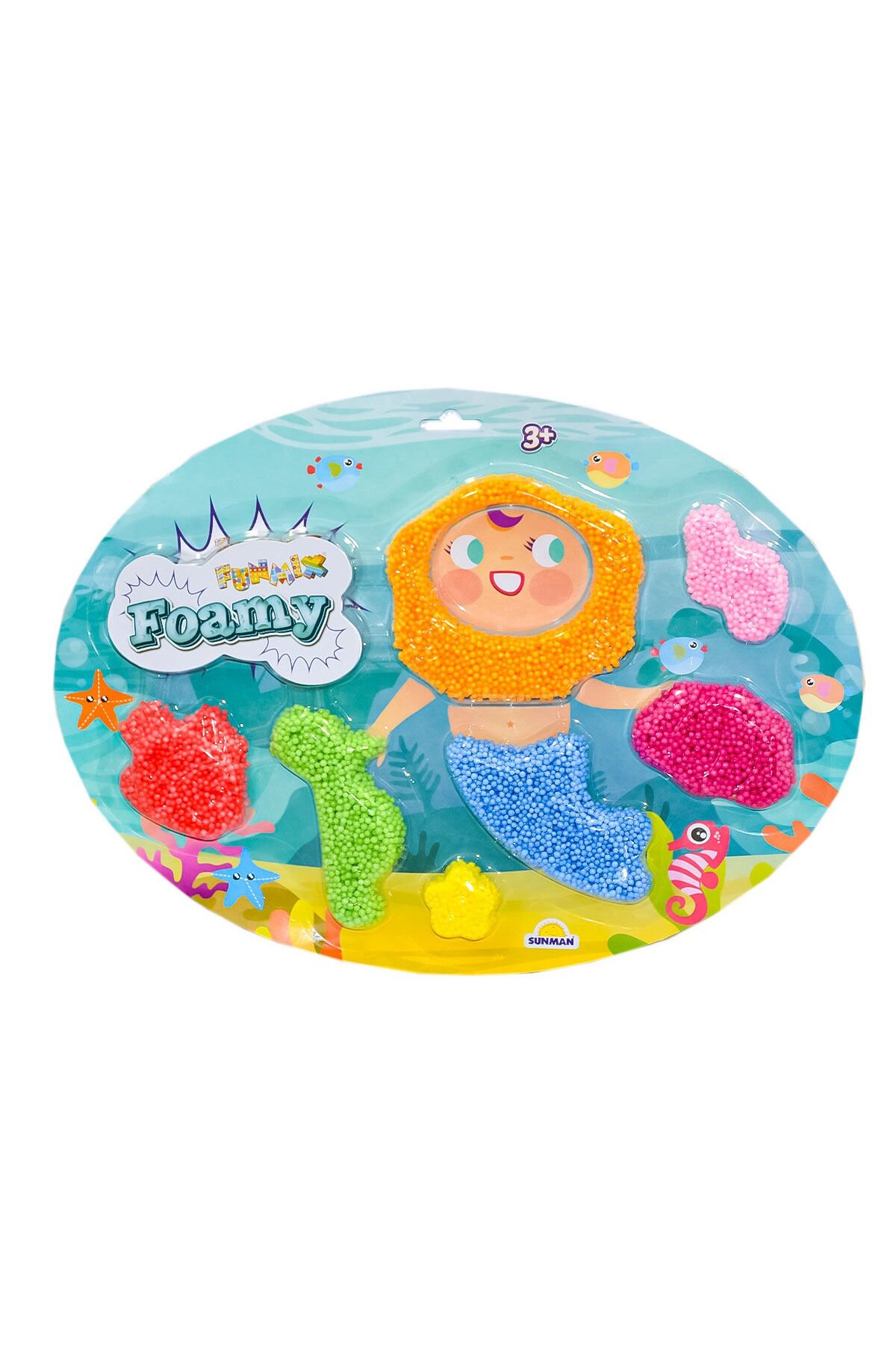 Sunman 3565 SUN-Yfn Fnz Slime Foam Kız Denizkızı Figür Şeklinde 8 li Kartela - Fiyatı, Yorumları