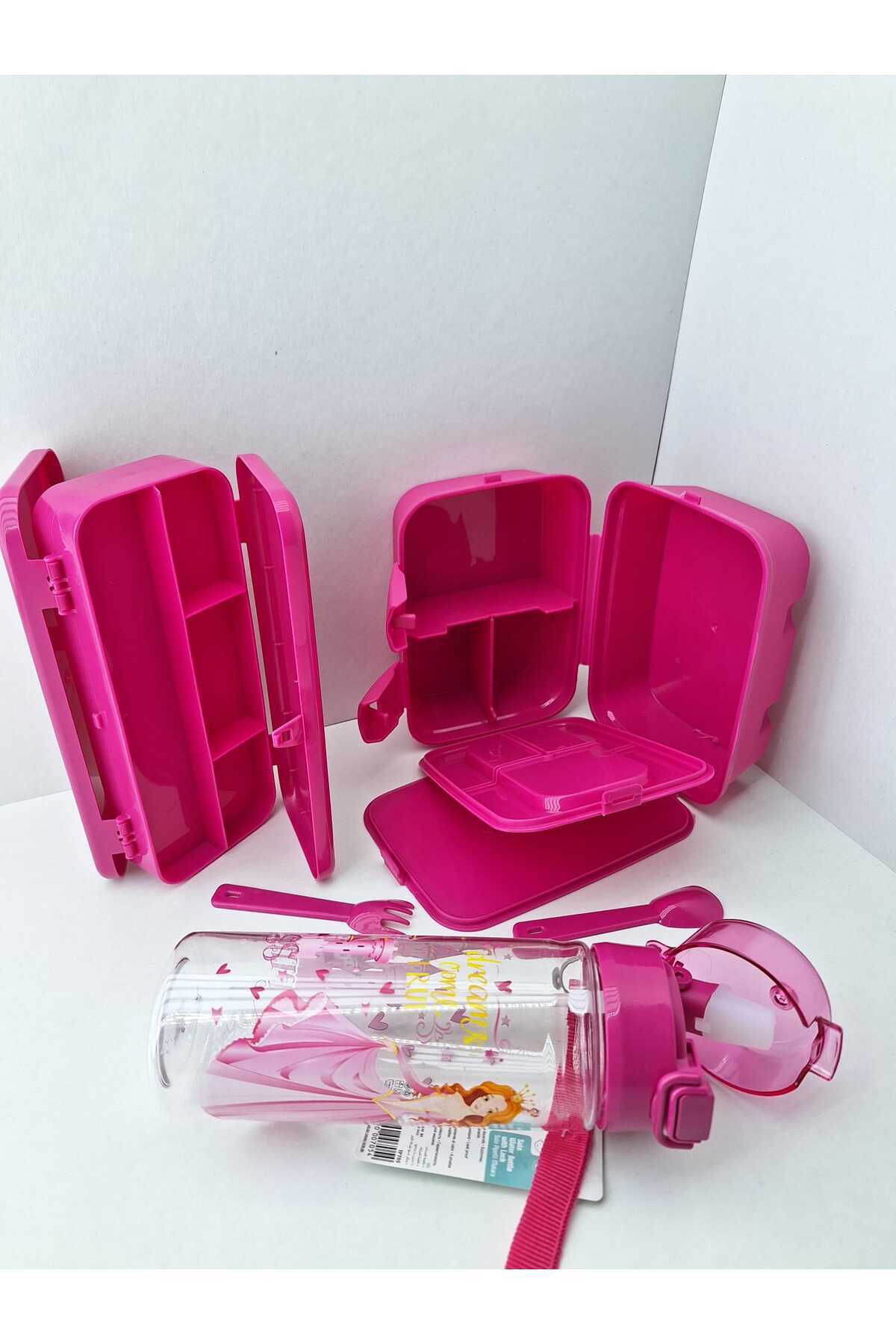 OPTİZON Optizon PRINCESS 3'lü Beslenme Seti - Sızdırmaz Suluk 4 Bölme ...