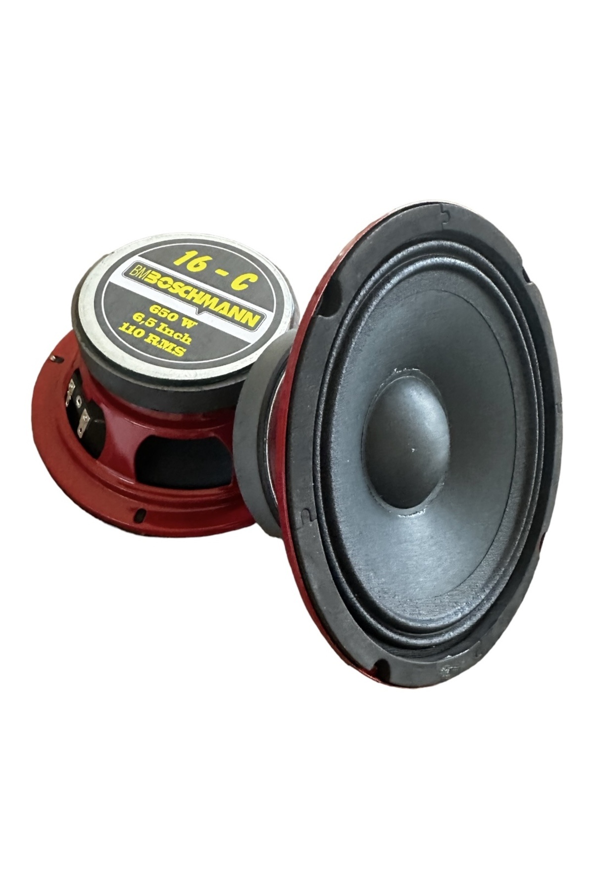 electroplus1952 Boschmann Bm Audio 16 Cm Midrange Hoparlör Takımı Kırmızı ( Büyük Mıknatıs Seri ...