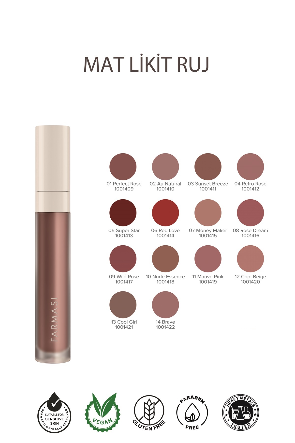 Farmasi Mat Likit Ruj 10 Nude Essence Fiyatı, Yorumları - Trendyol
