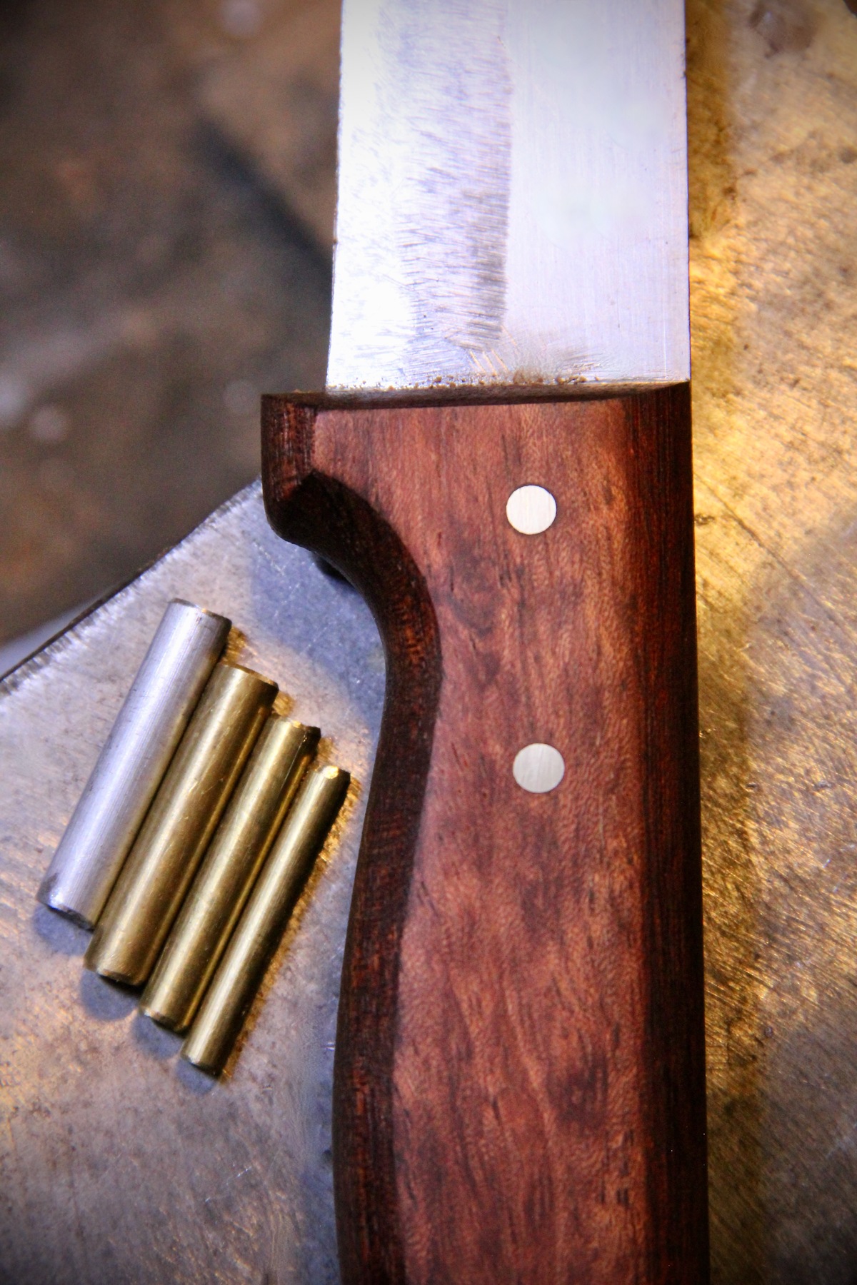 kopilininja Perçin Bıçak Sapı Perçini Sarı Pirinç (5mm x 3cm.) 10ad ...