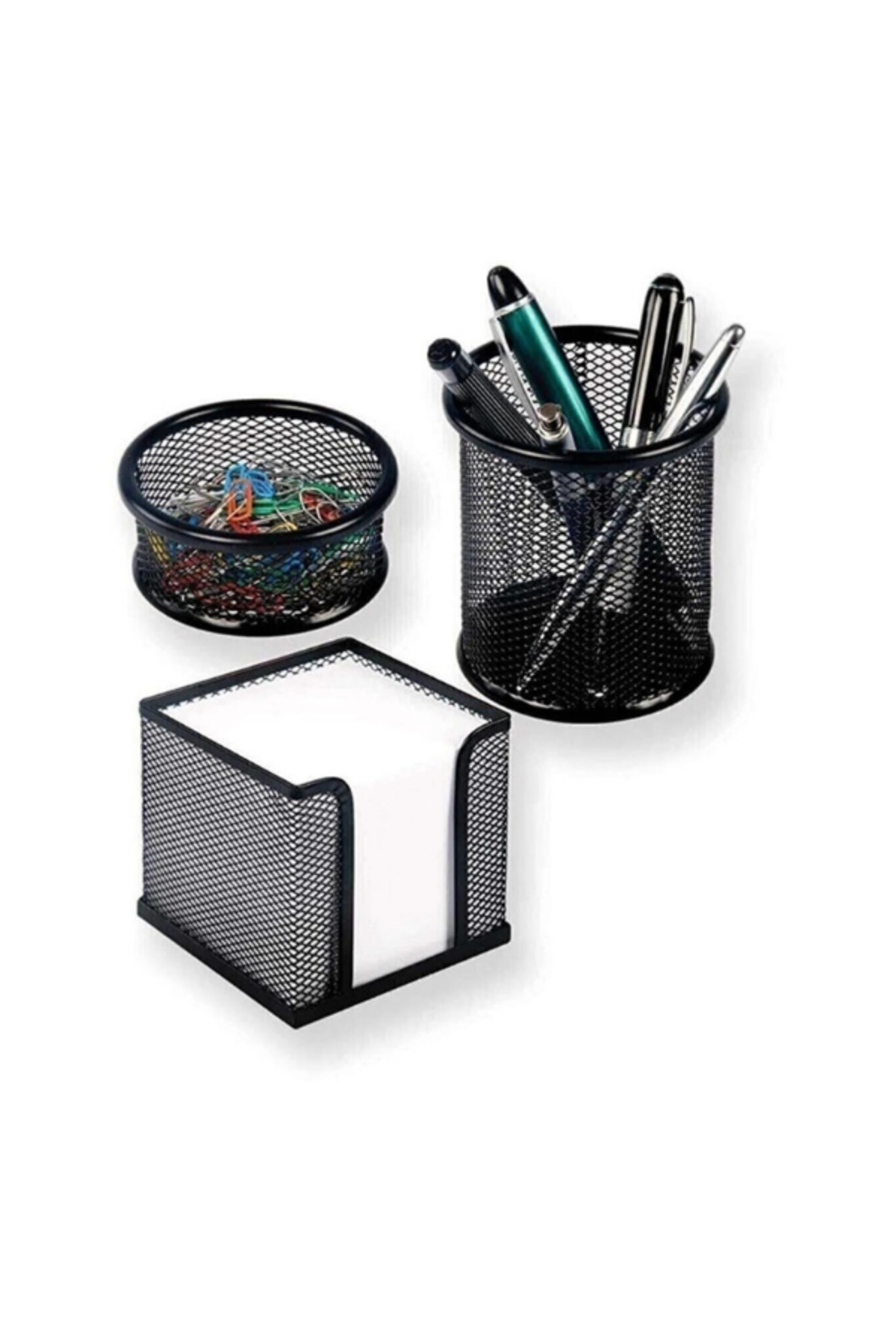 Janissary Dev Masa Üstü Ofis Seti, Evrak Rafı, Kalemlik, Ataçlık ...