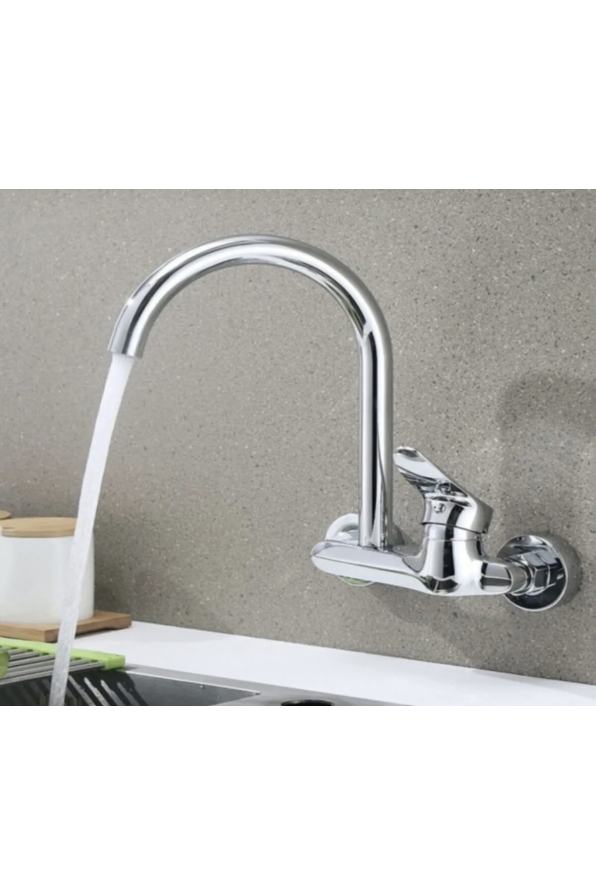 BDL ARMATÜR KCA DUVARDAN APLİK MUTFAK EVİYE BATARYASI MUSLUĞU ÇEŞMESİ ...