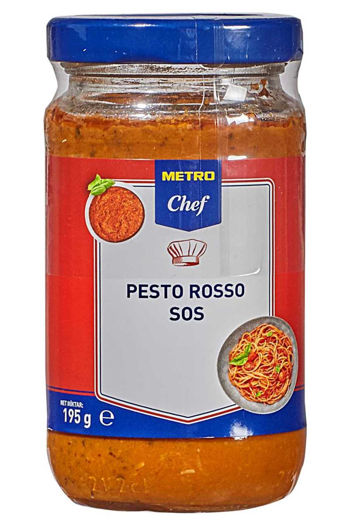 Metro Chef Pesto Rosso Sos 195G 2 PAKET Şef Mutfak Yemek Lezzet Baharat ...