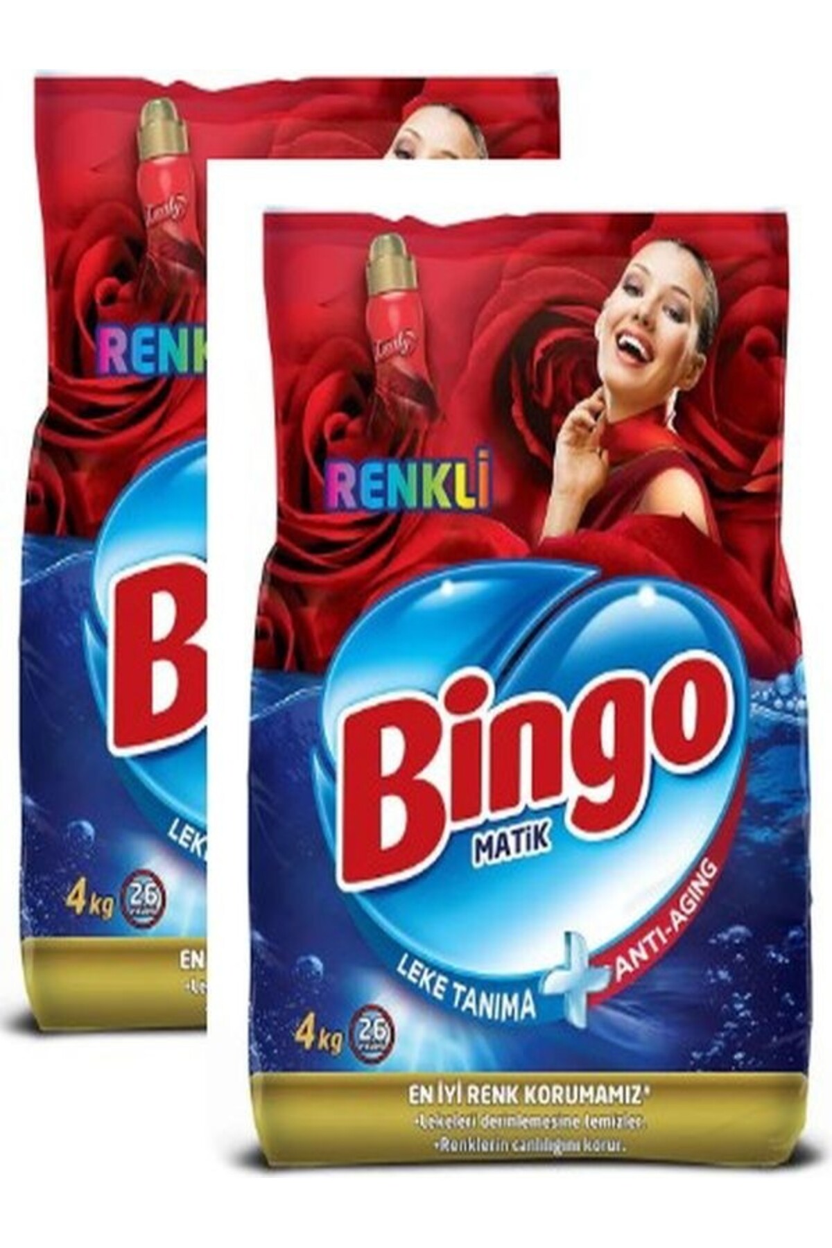 Bingo Renkli Toz Çamaşır Deterjanı 4 kg x 2li Toplam 8kg Fiyatı ...