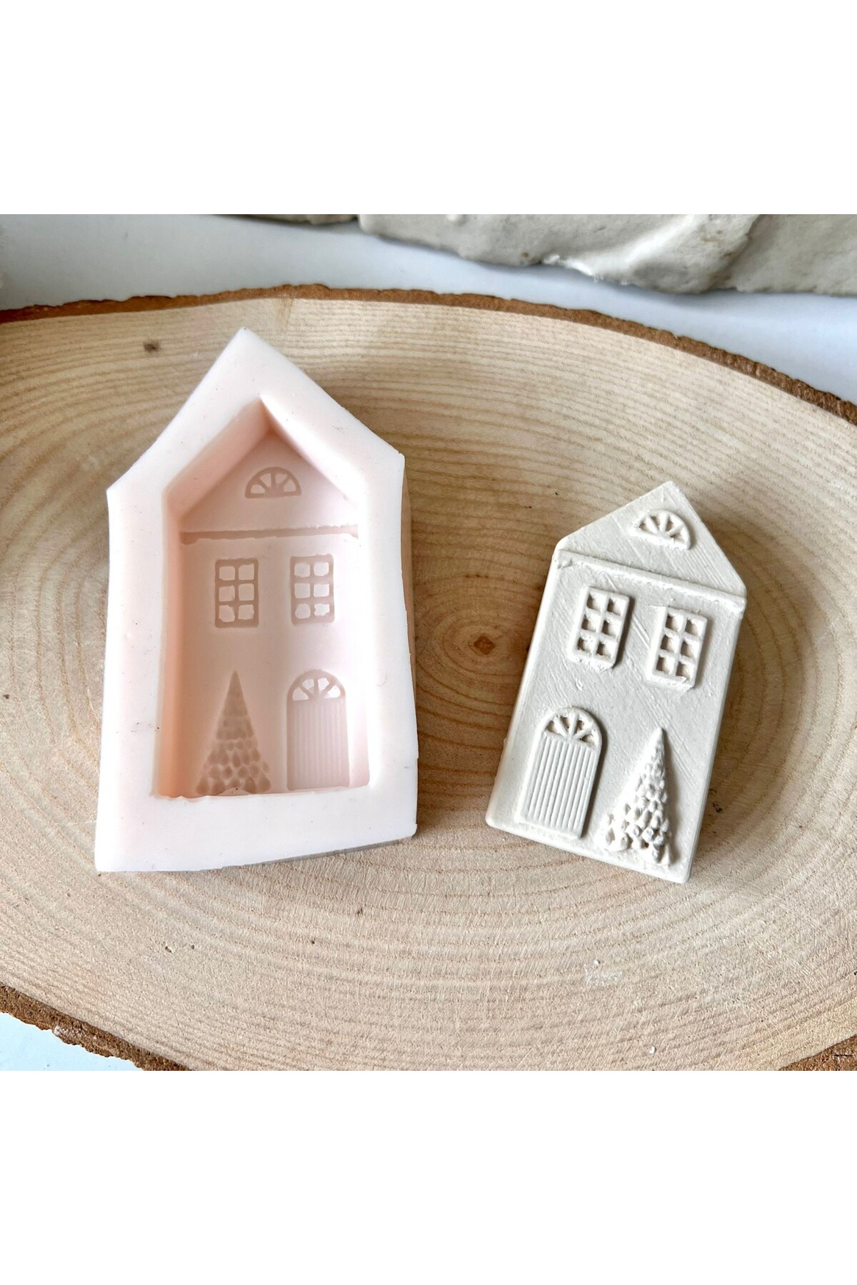 Atölye Eda Dem İki Pencereli Ev Silikon Kalıp - Fiyatı, Yorumları