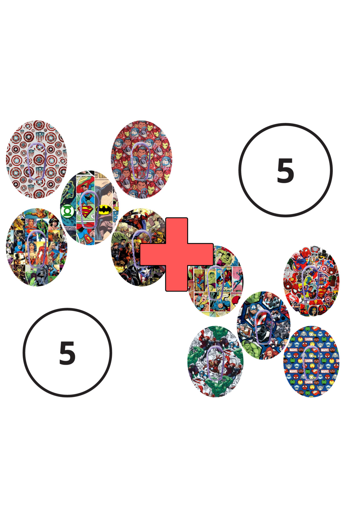 StickIT DEXCOM SENSOR STICKER 10 ADET (SUPERHERO) Fiyatı, Yorumları ...