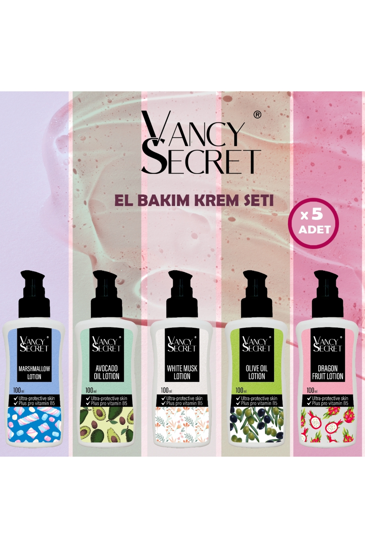 vancy Secret Vücut Ve El Kremi Seti (5 ADET) - Fiyatı, Yorumları