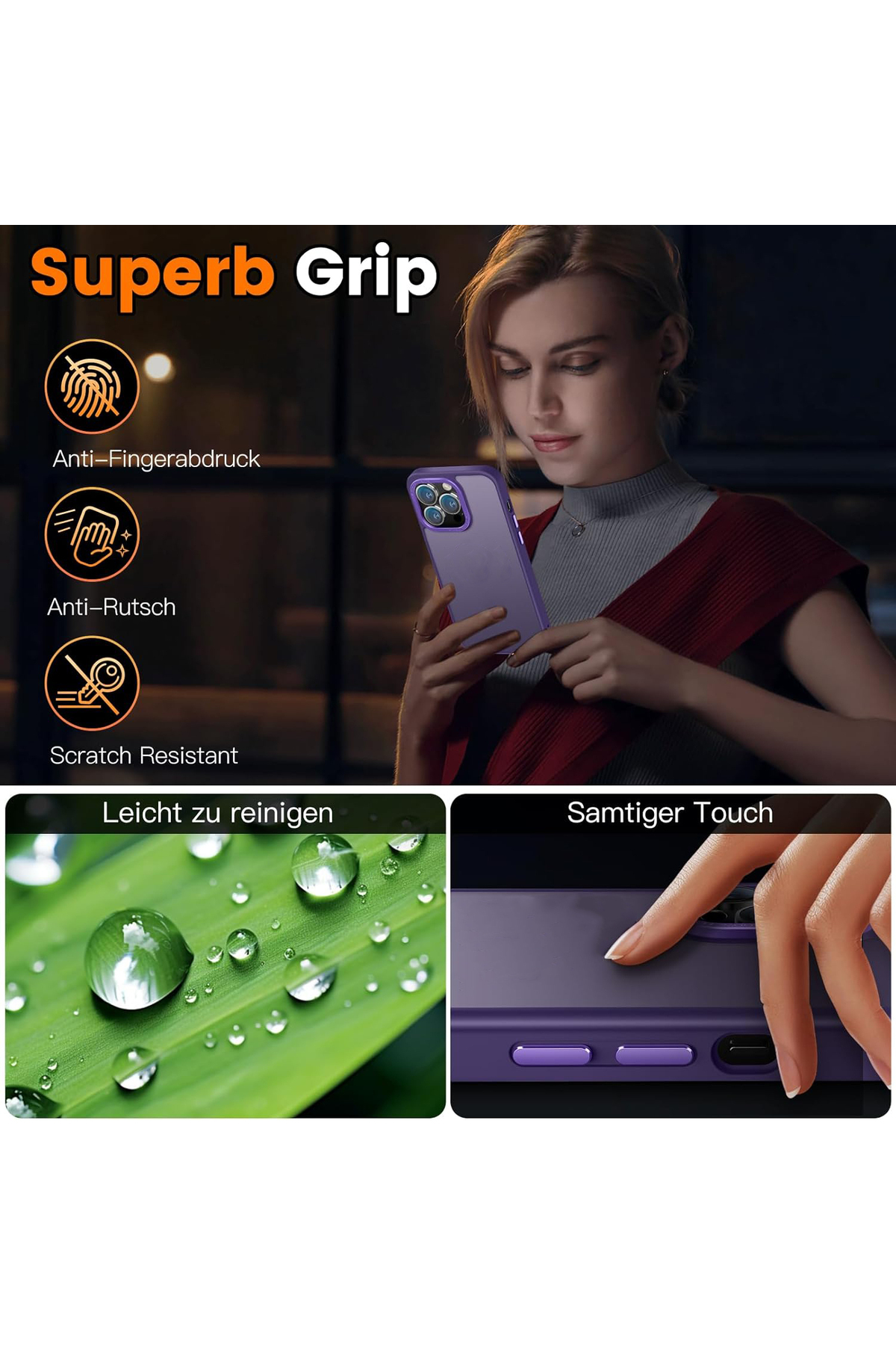 TrendCell Iphone 11 Pro Max İçin Metal Çerçeveli Mat Darbeye Çizilmeye ...