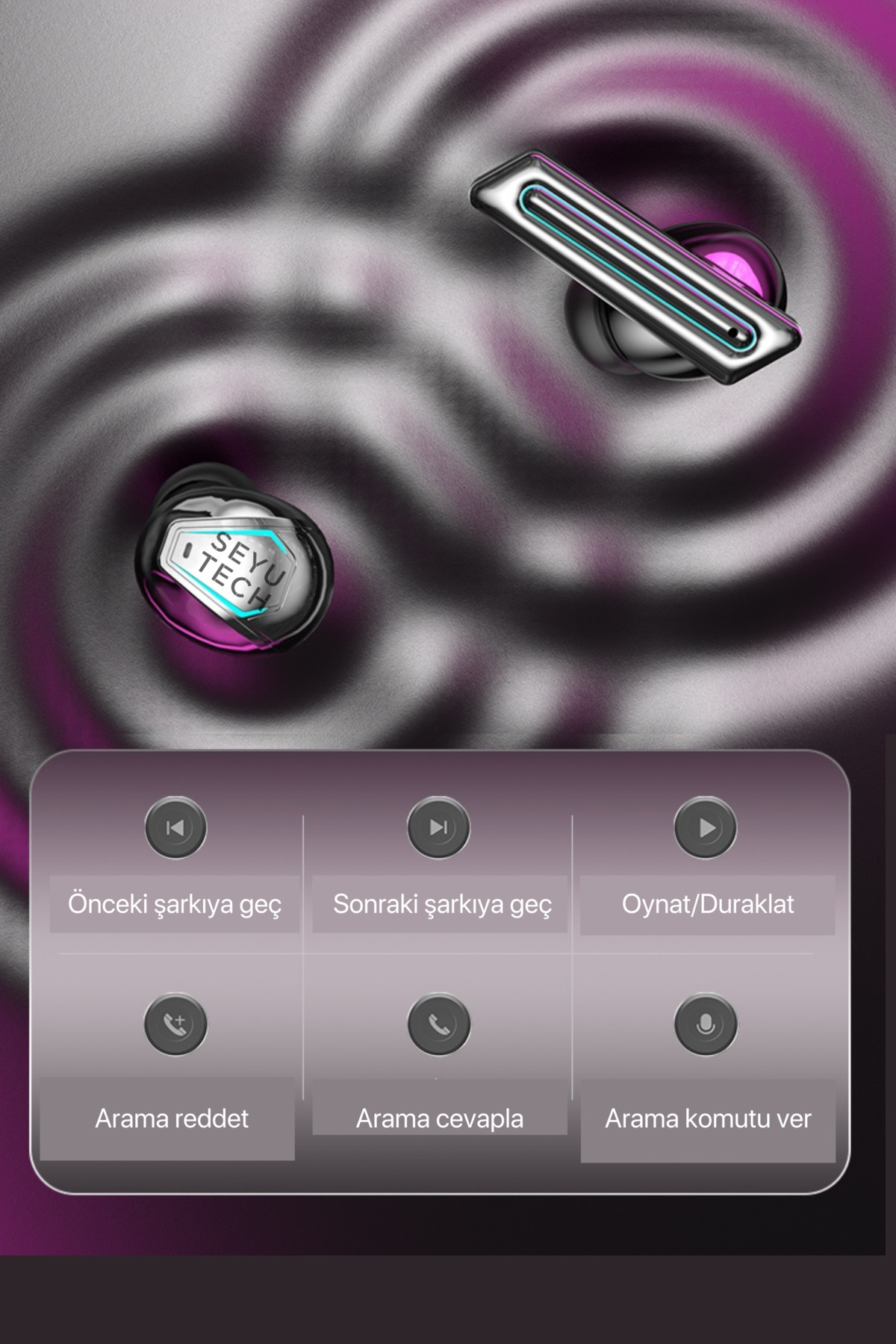 SEYUTECH M56 Bluetooth Oyuncu Kulaklık ENC Mod Aktif Ios Ve Android Tüm Telefonlara Uyumlu ...