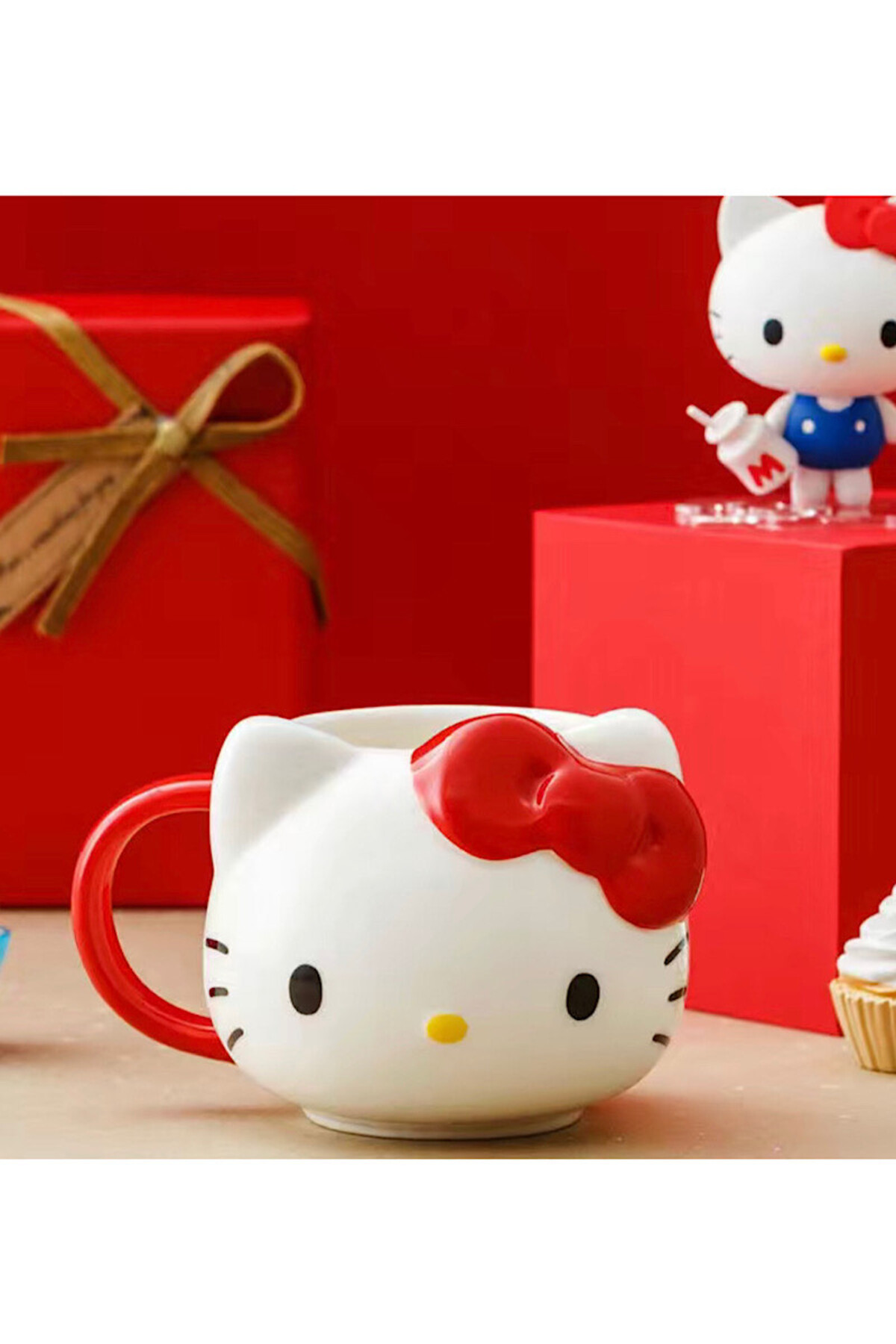 Giraffe Yılbaşı Hediyelik Hello Kitty Sanrio Anime Porselen Kupa Bardak ...