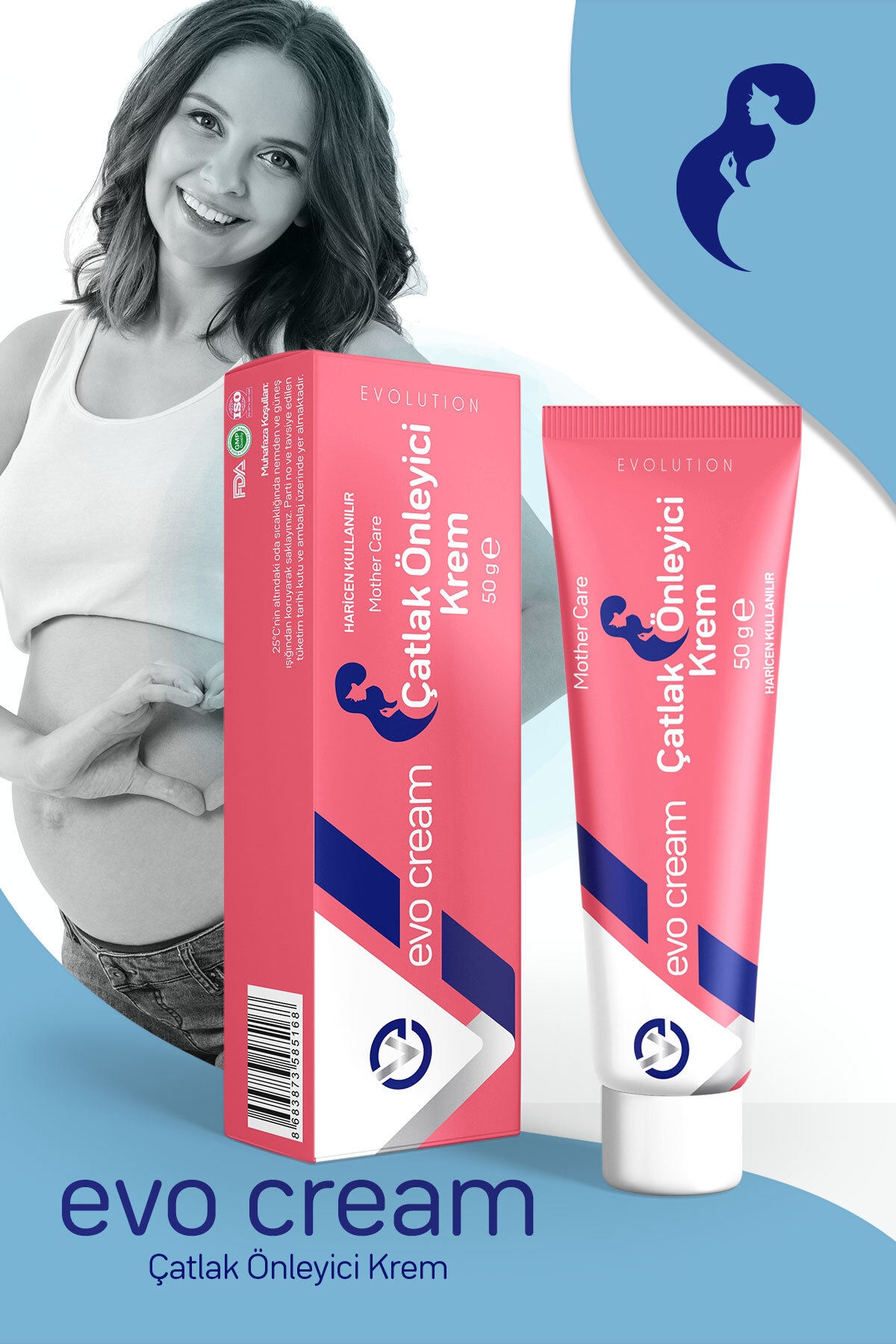 EVO CREAM Mother Care Çatlak Önleyici Krem 50g - Fiyatı, Yorumları