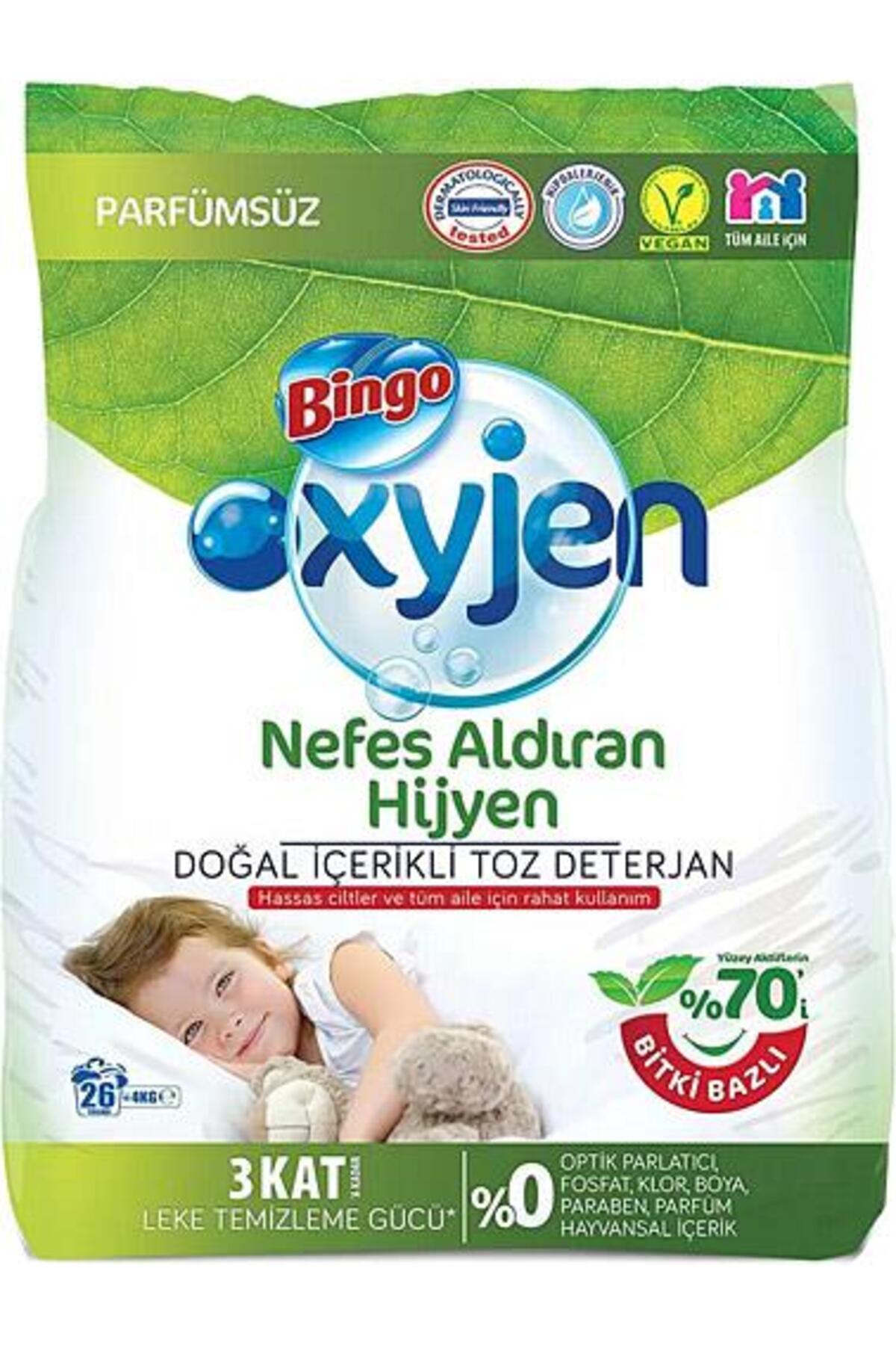 Bingo Oksijen Doğal İçerikli Toz Çamaşır Deterjanı 4 kg Fiyatı ...