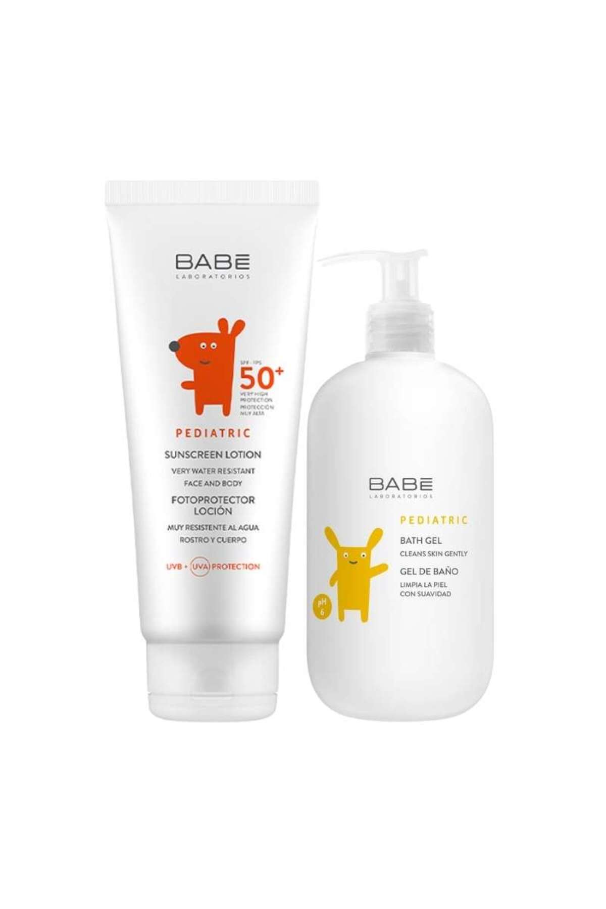 Babe Pediatric Sunscreen Lotion Spf 50 100ml Banyo Jeli 100ml Hediye ...