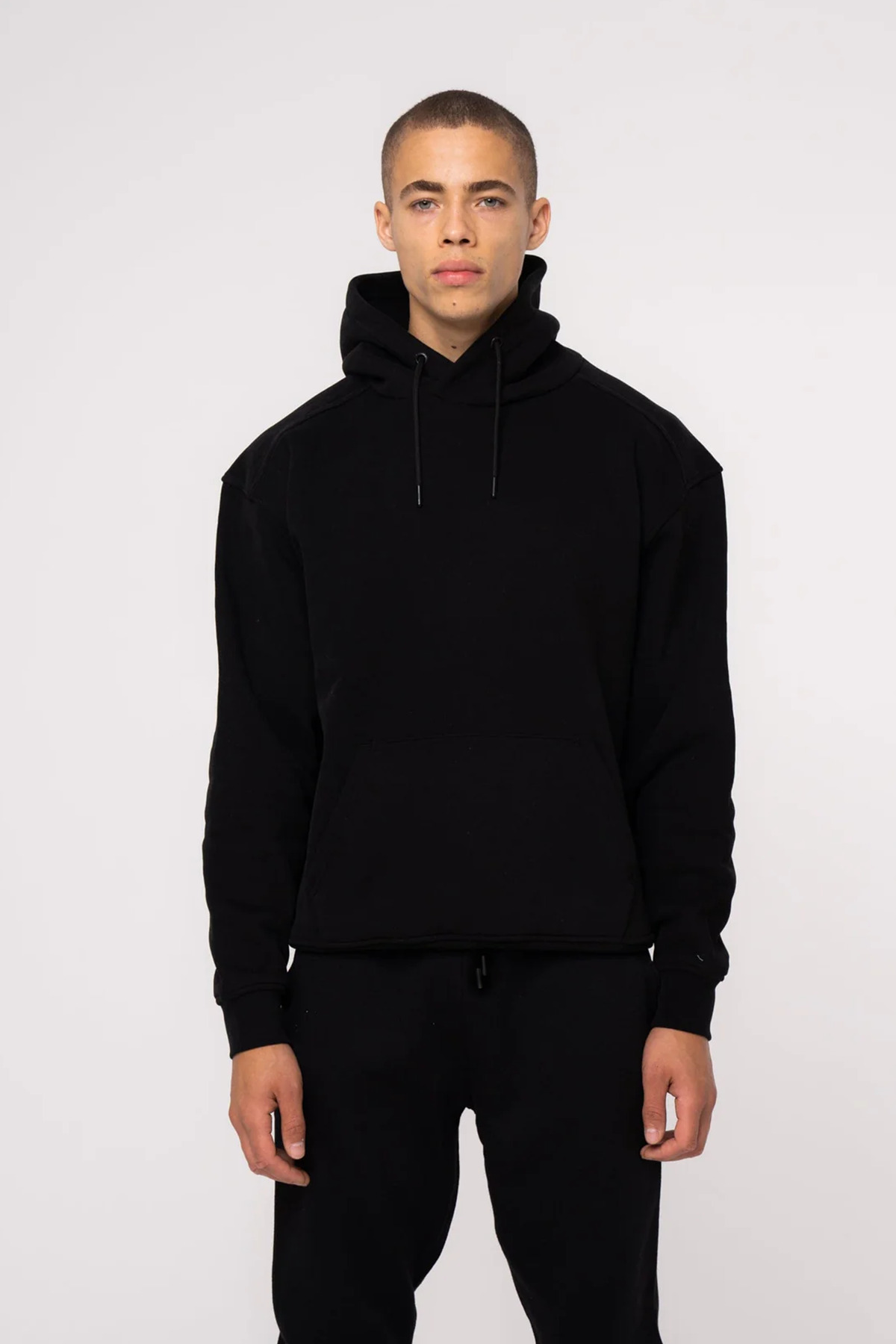 bold shark Erkek Kapüşonlu Rahat Kalıp Siyah Eşofman Takımı Fiyatı ...