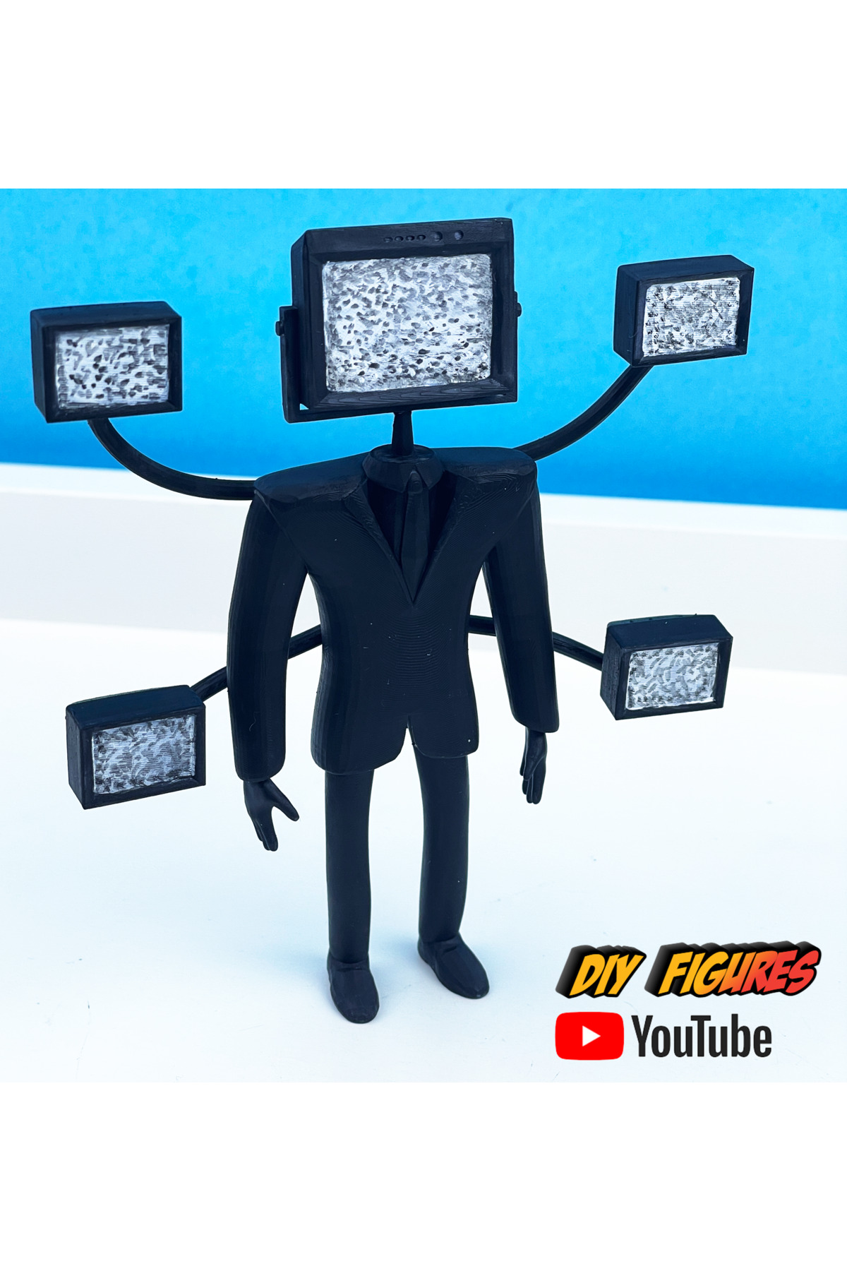 CNQR Skıbıdı Toılet Large Tv Man Şibili Tuvalet Büyük Tv Man Figür ...