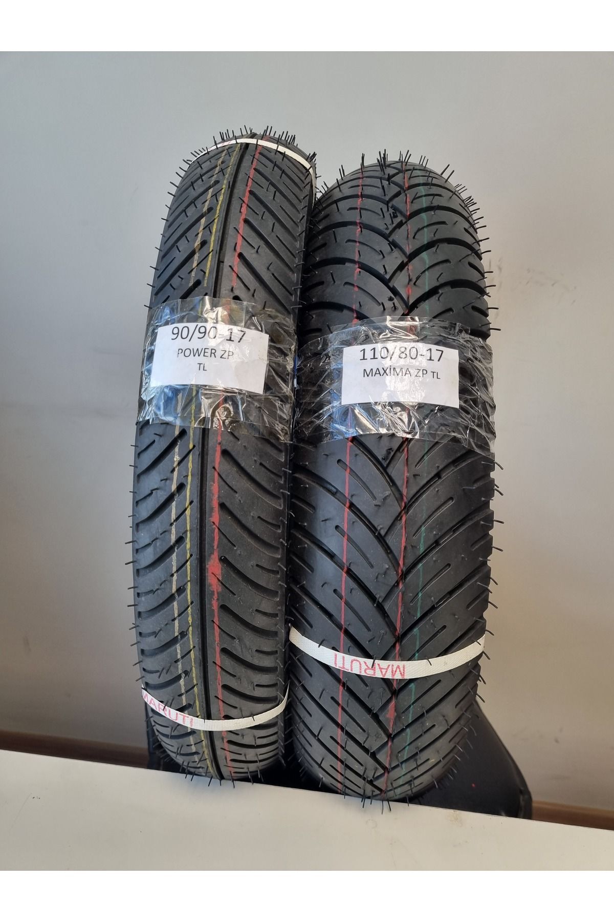 MARUTİ TYRES Rks Titanic 150 Ön Ve Arka Motosiklet Lastiği Takım 90/90 ...