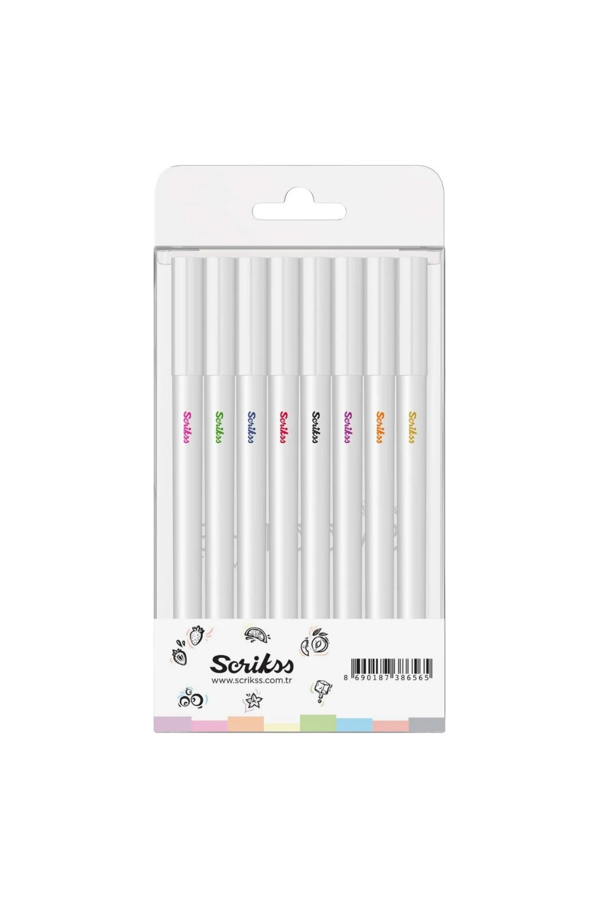 Scrikss Smoothie Jel Kalem Seti 0.7mm 8 Adet Renk smt07 - Fiyatı, Yorumları