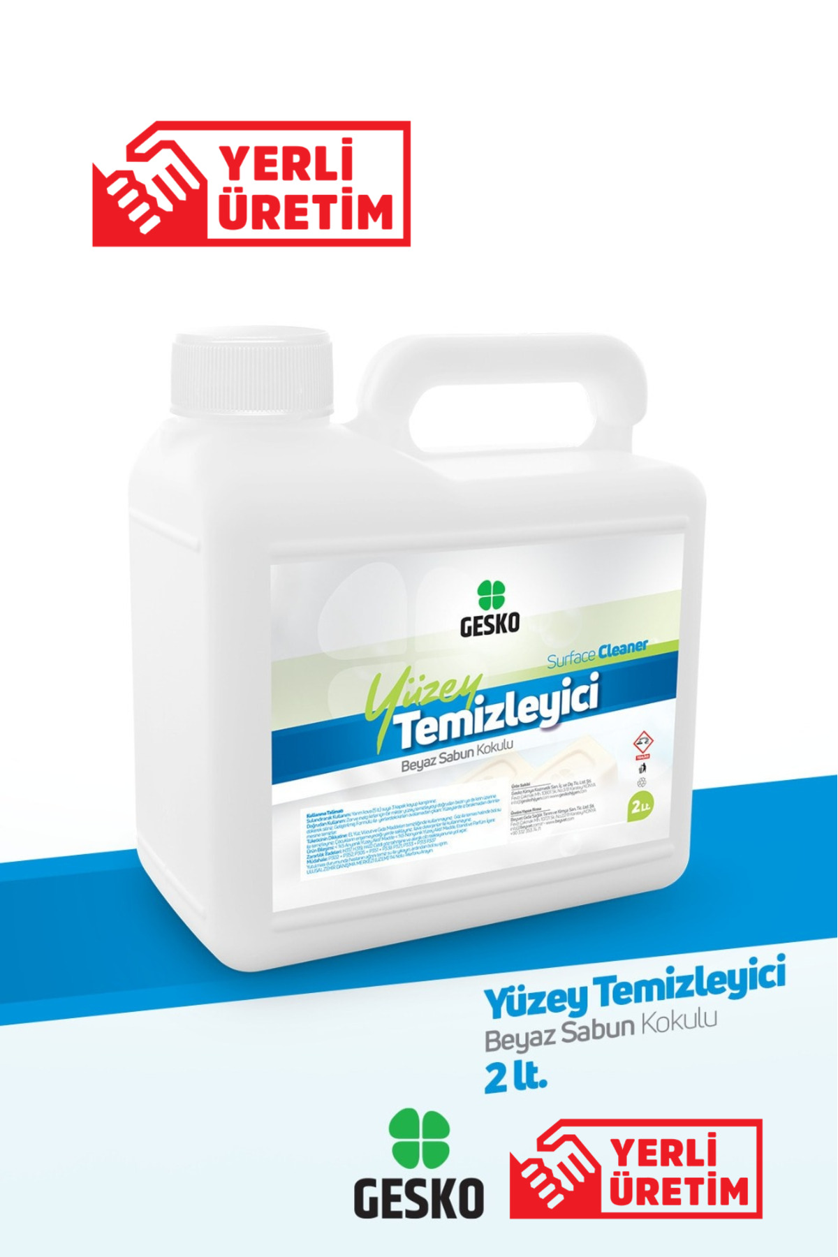 GESKO Beyaz Sabun Kokulu Yüzey Temizleyici 2 Lt(2000 ML) Fiyatı ...