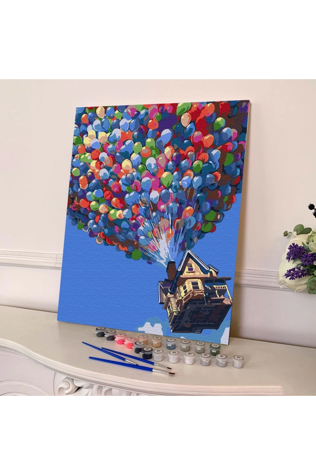 Tabdiko Sayılarla Boyama Seti 40 x 50 cm Tuval Şasesine Gerili Yukarı ...