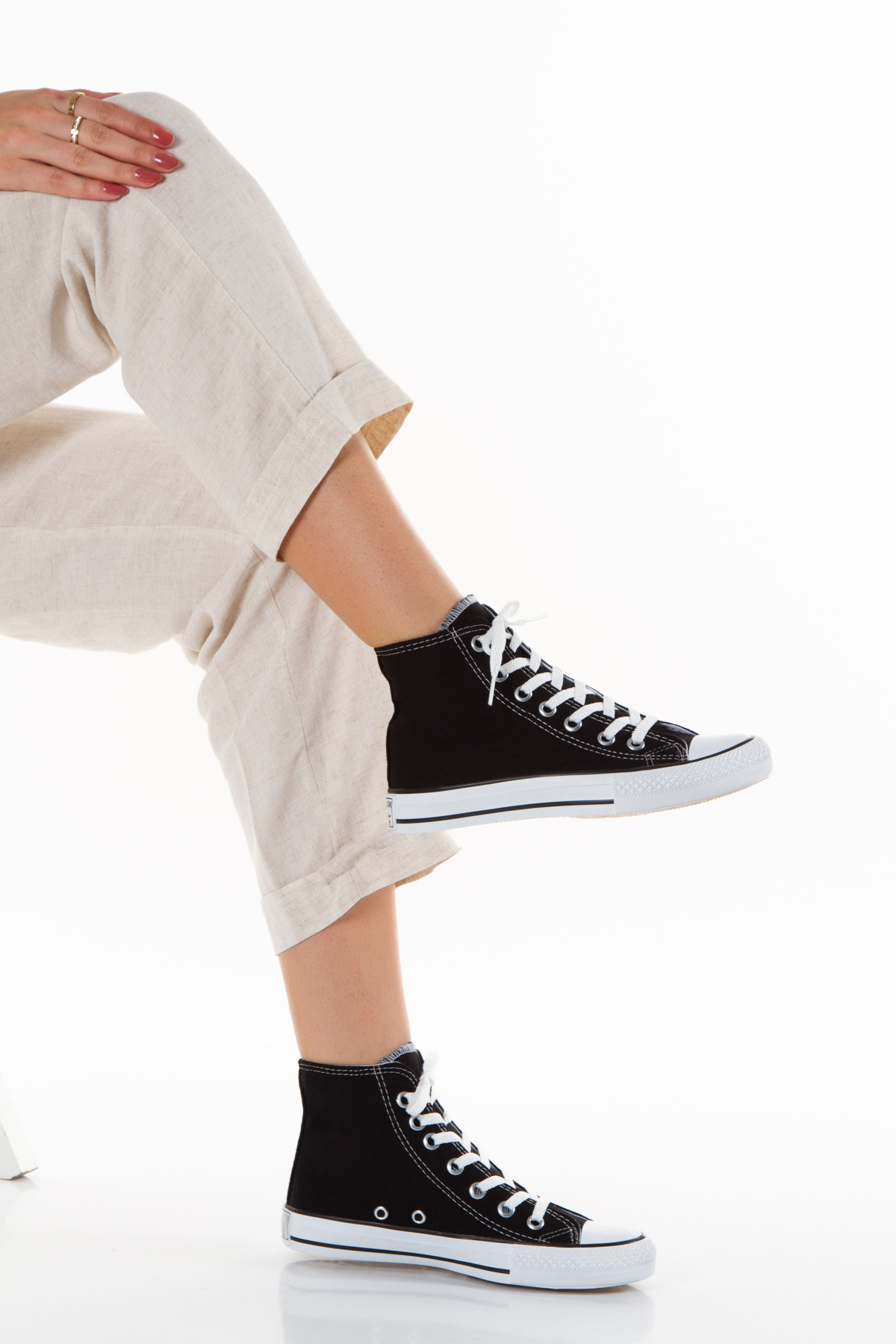 İCESTORE Unisex Spor Uzun Bilekli Sneaker Keten Günlük AyakkabıFiyatı, Yorumları - Trendyol