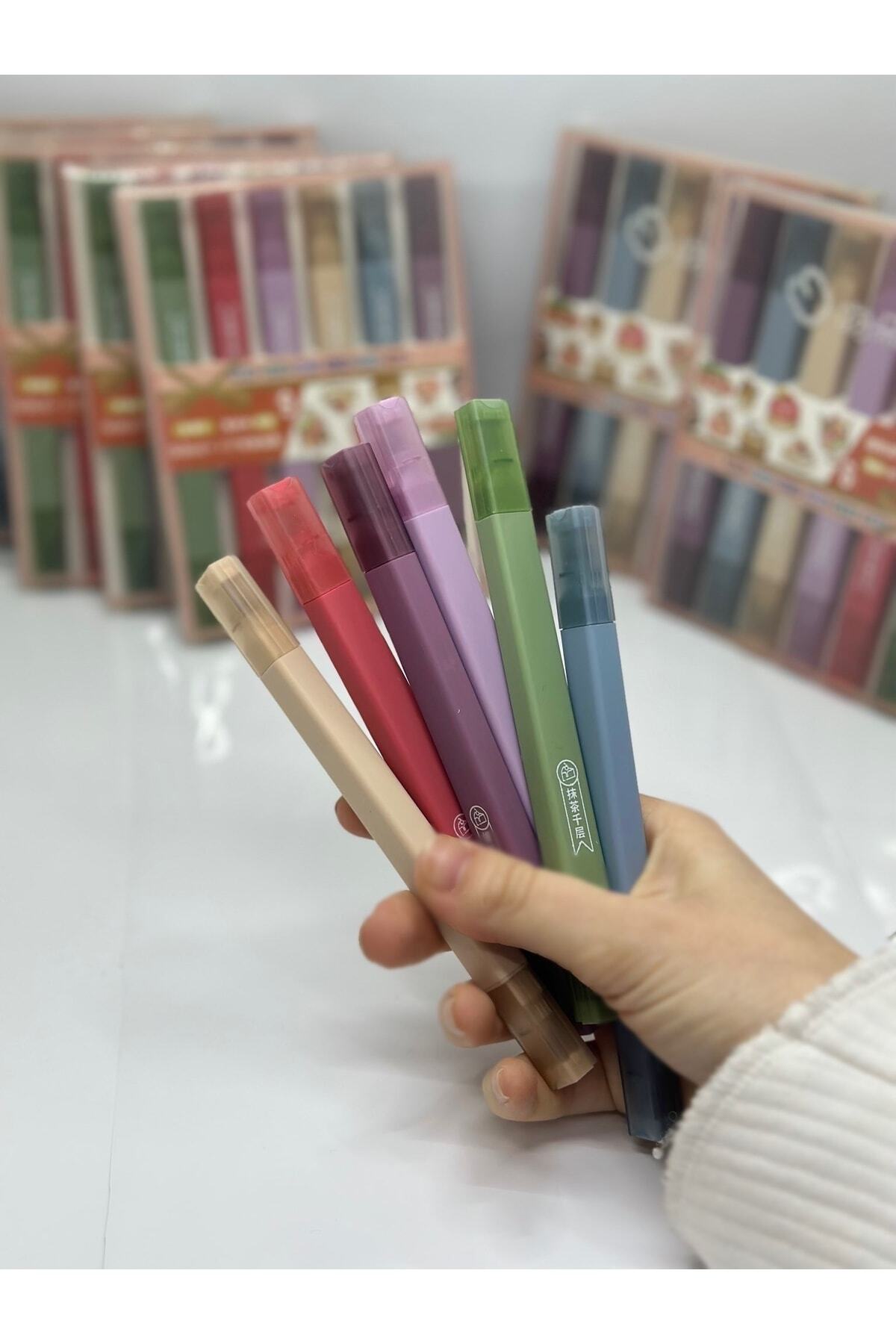 Padme studio 6'lı Çift Başlıklı Fosforlu Kalem/rainbow Series Fiyatı ...