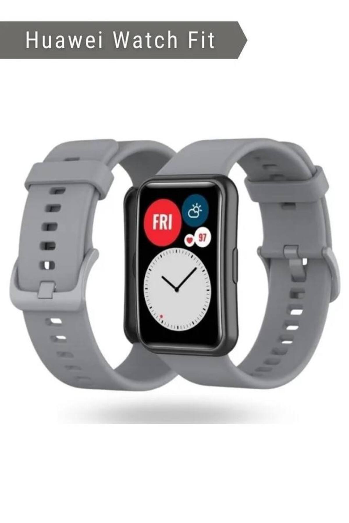 AQUA AKSESUAR Huawei Watch Fit New Uyumlu Yüksek Kalite Yumuşak ...