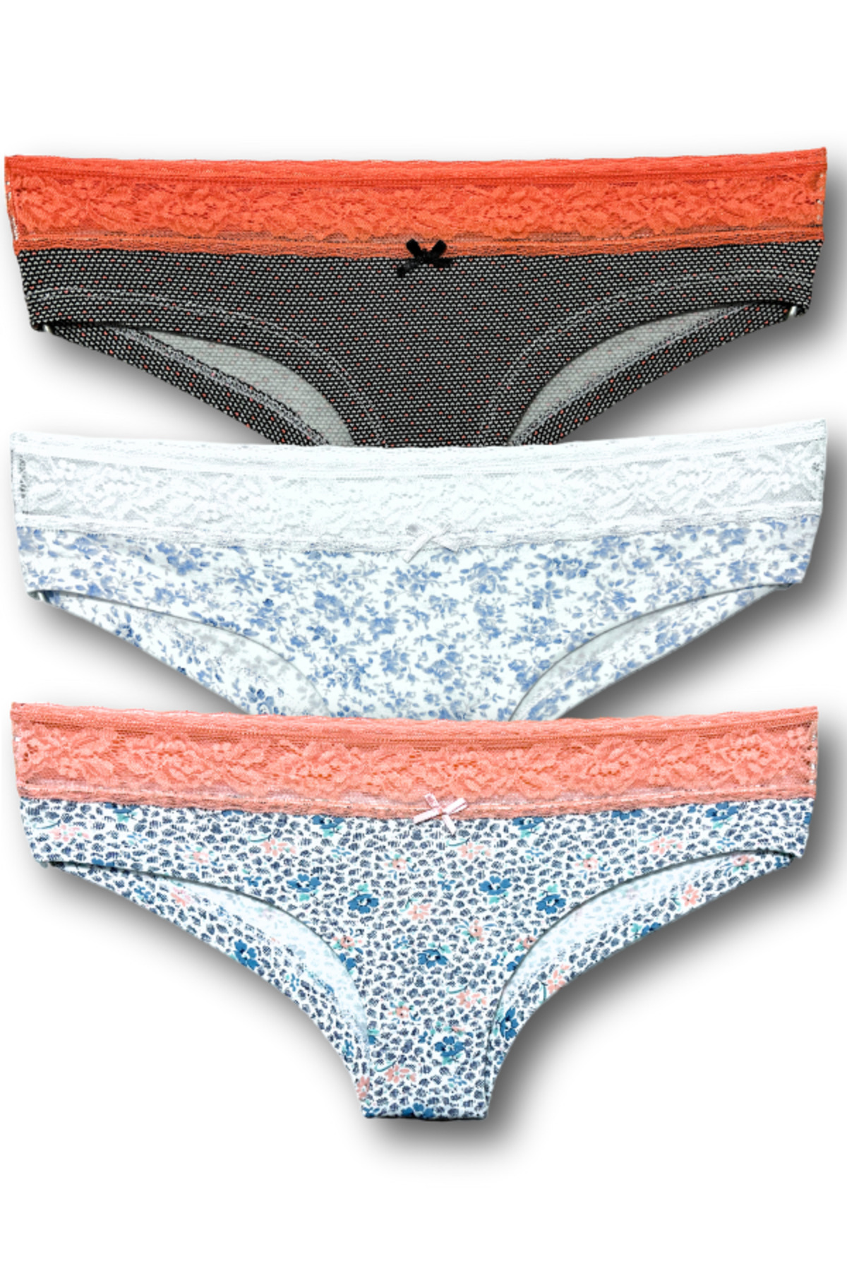 Berrak Beli Dantelli Kadın Bikini Külot 3'lü Paket Fiyatı, Yorumları - Trendyol