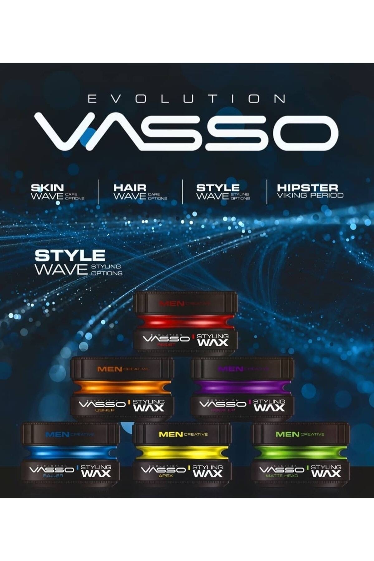 Vasso Men 24 Saat Ekstra Sert Tutuş Güçlü Ve Mat Görünümlü Killi Wax ...