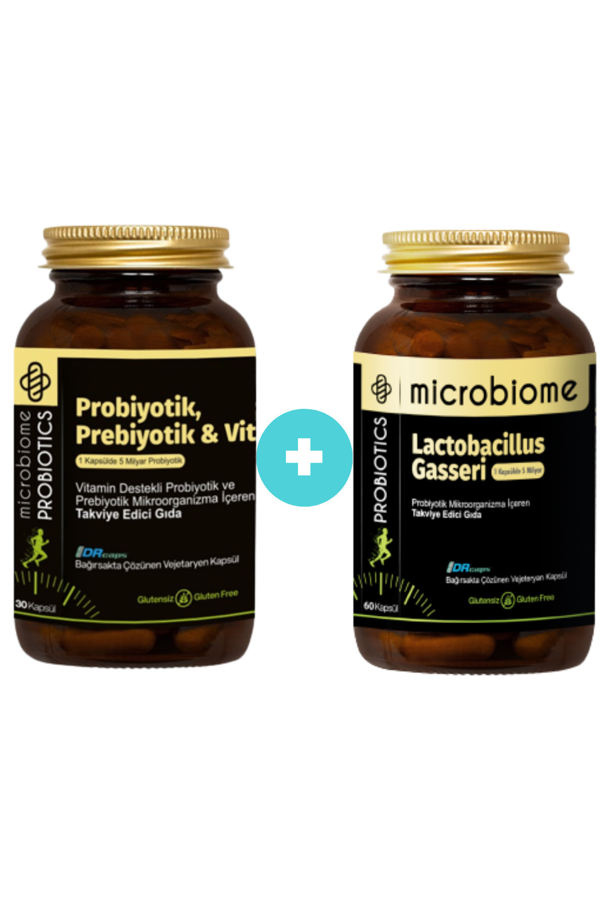 Microbiome Lactobacillus Gasseri + Probiotic Complex (Probiyotik, Prebiyotik, Vitamin) 30 Kapsül ...