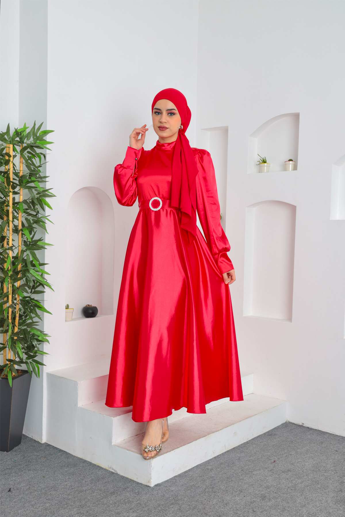 Modadeywearst Saten Bella Abiye Fiyatı Yorumları Trendyol