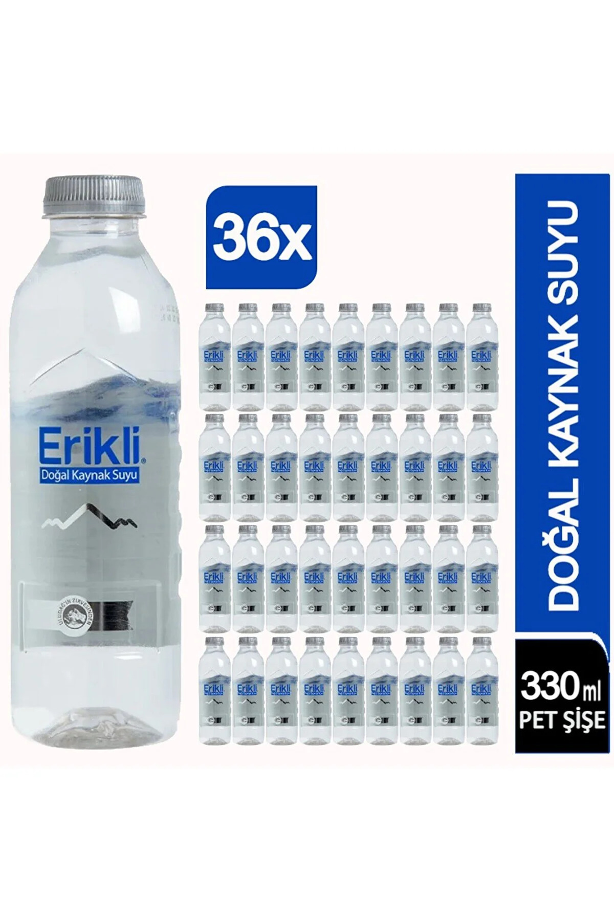 Erikli Premium Cam Pet Su 330 ml x 36 Adet - Fiyatı, Yorumları