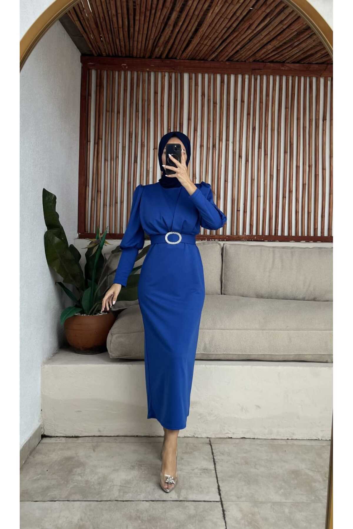 Calvin Rose Önü Çapraz Balon Kol Abiye Fiyatı, Yorumları - Trendyol