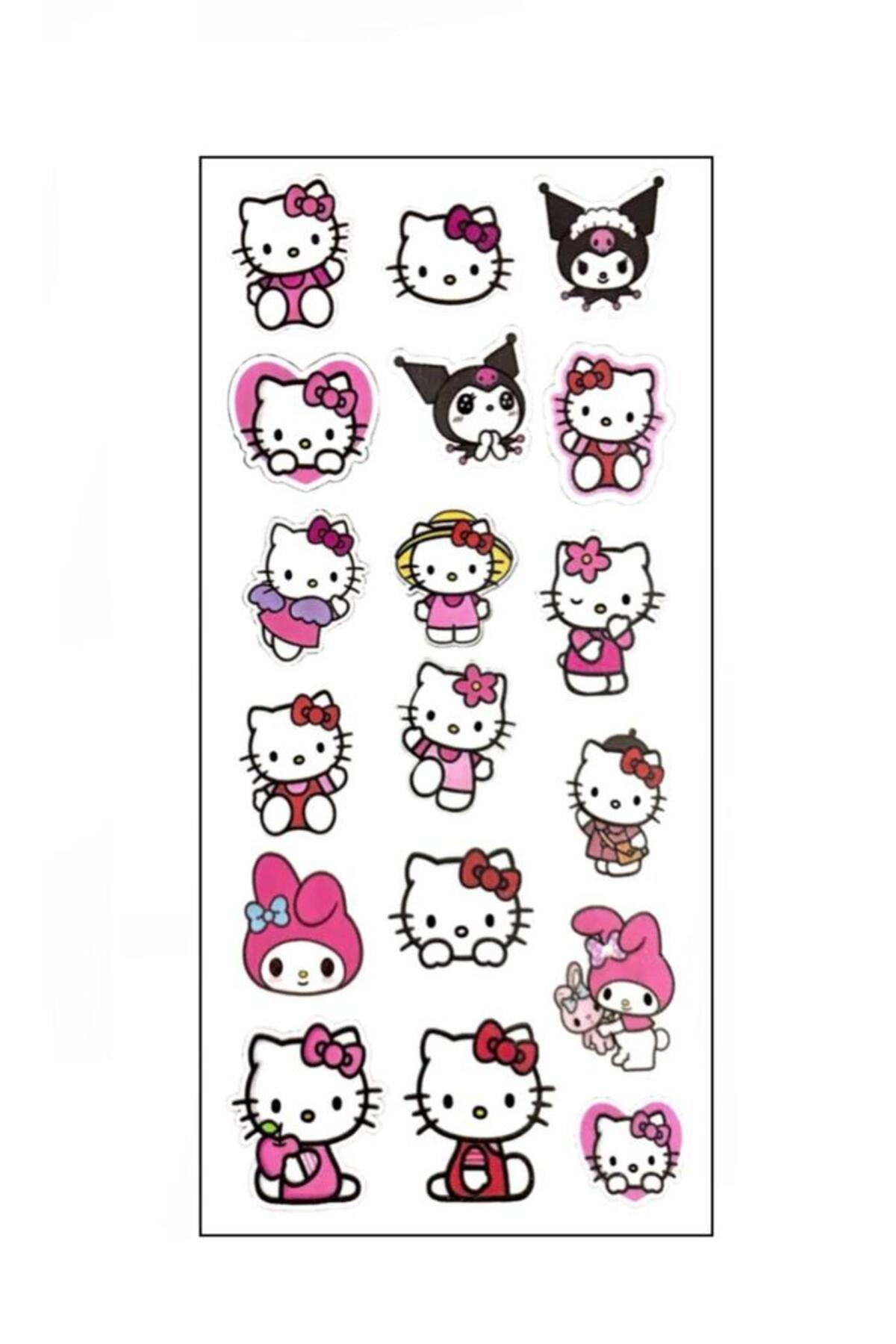 Mecit Tuhafiye KUROMİ HELLO KİTTY ÇOCUK GENÇ GEÇİCİ DÖVME - Fiyatı ...