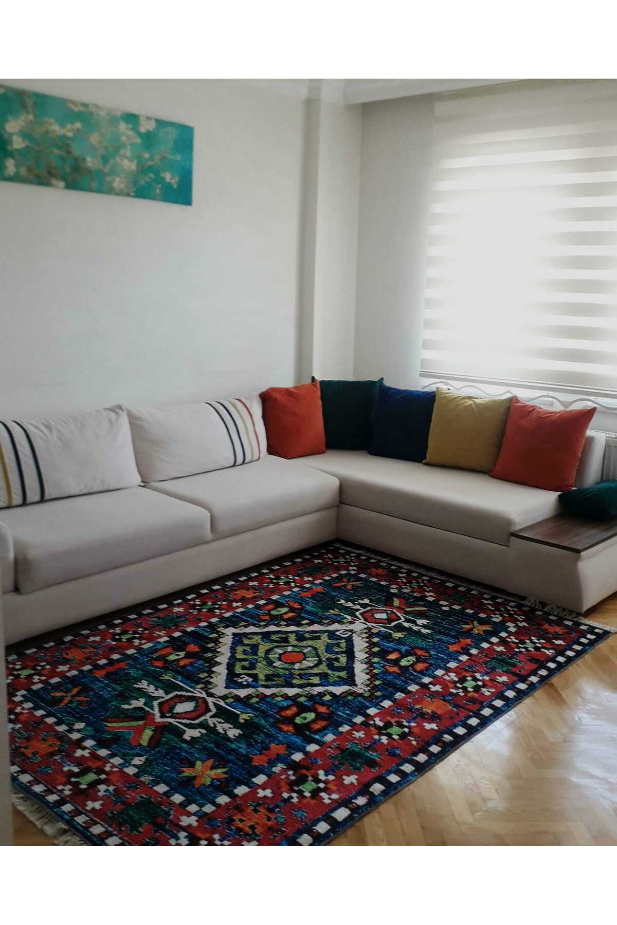 hayathome Halı Dekoratif Modern Kaymaz Kaliteli Yıkanabilir Halı ...