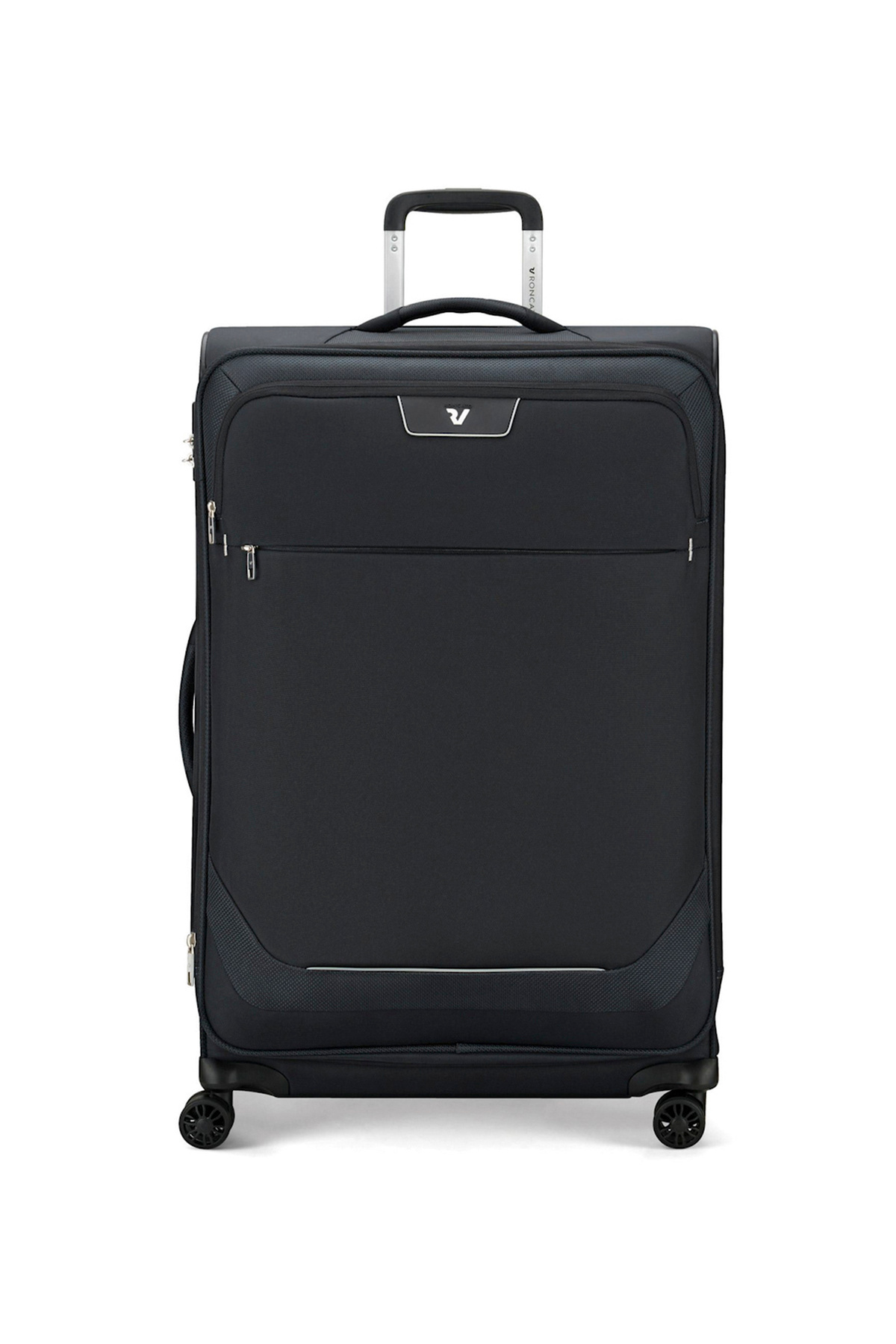 Roncato Siyah Çekçekli Kumaş Valiz JOY TROLLEY EXPANDABLE Nero B.BOY ...