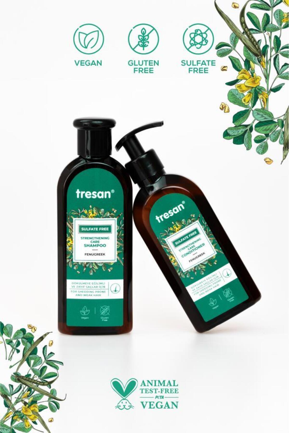 Tresan Çemen Otu Güçlendirici Sülfatsız Bakım Şampuanı 300 ml x2 Adet ...