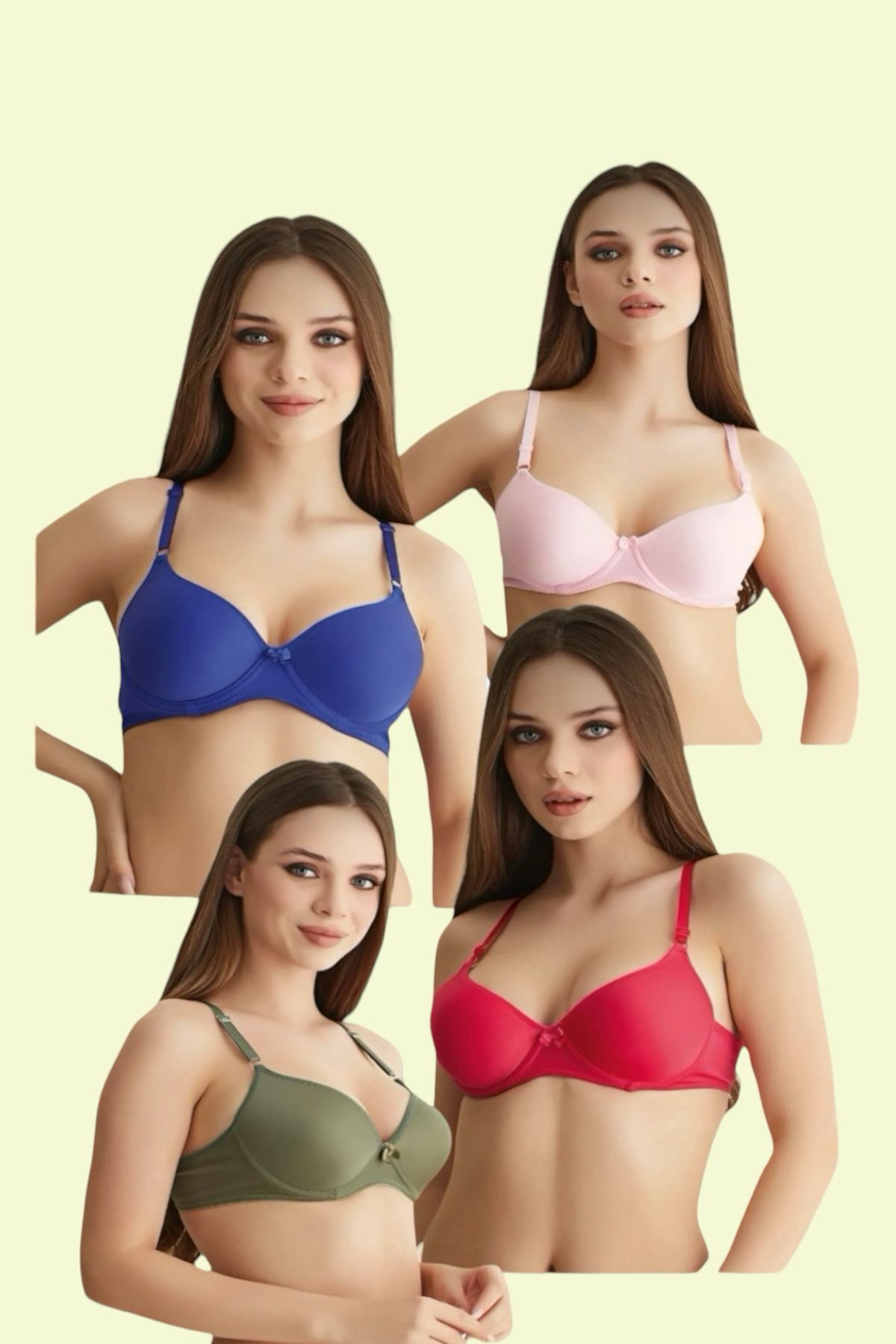 MODALADY Dolgusuz Balenli 4 Adet Sütyen Fiyatı, Yorumları - Trendyol